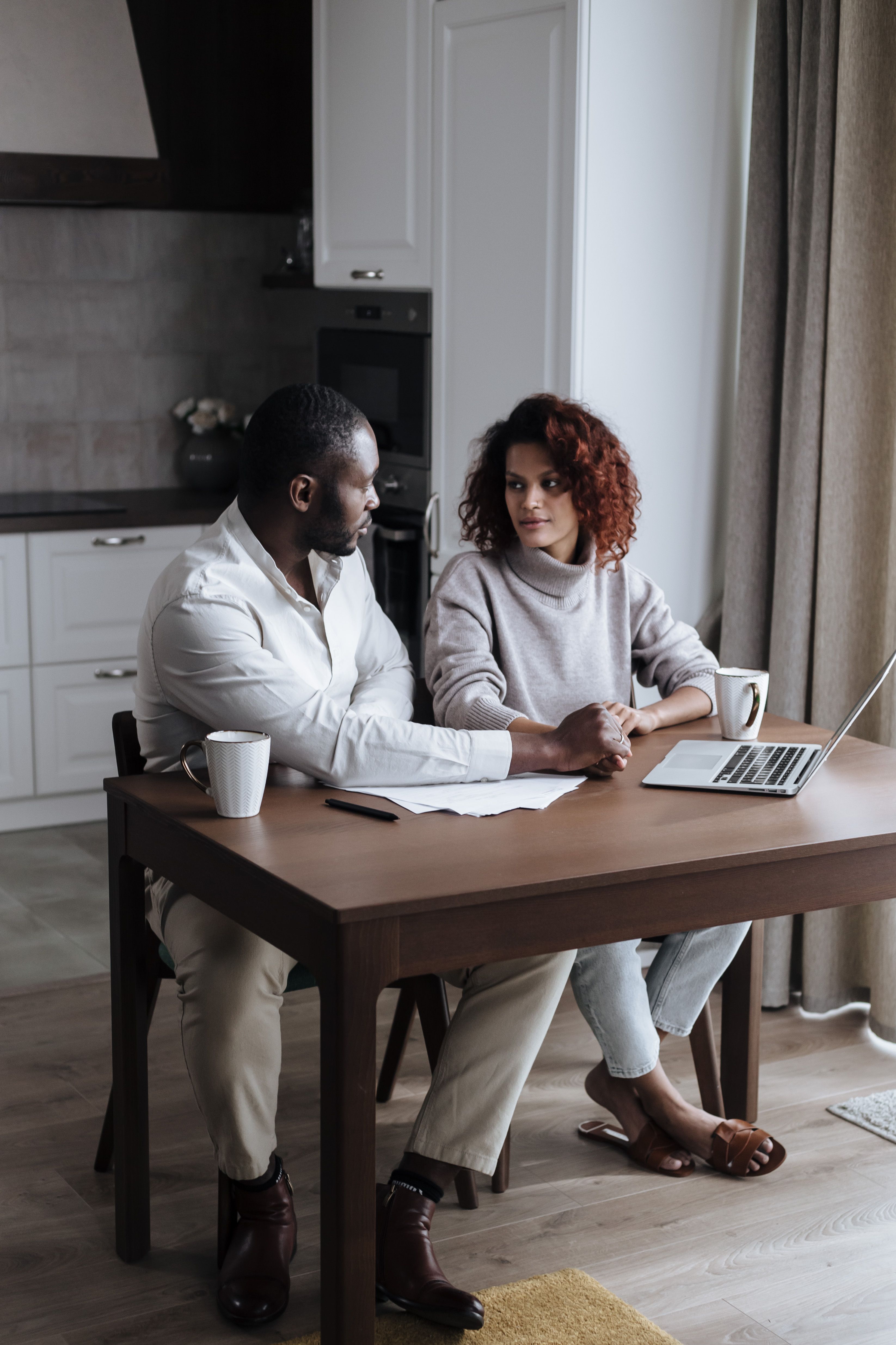 Portrait of Couple Working Together · Free Stock Photo