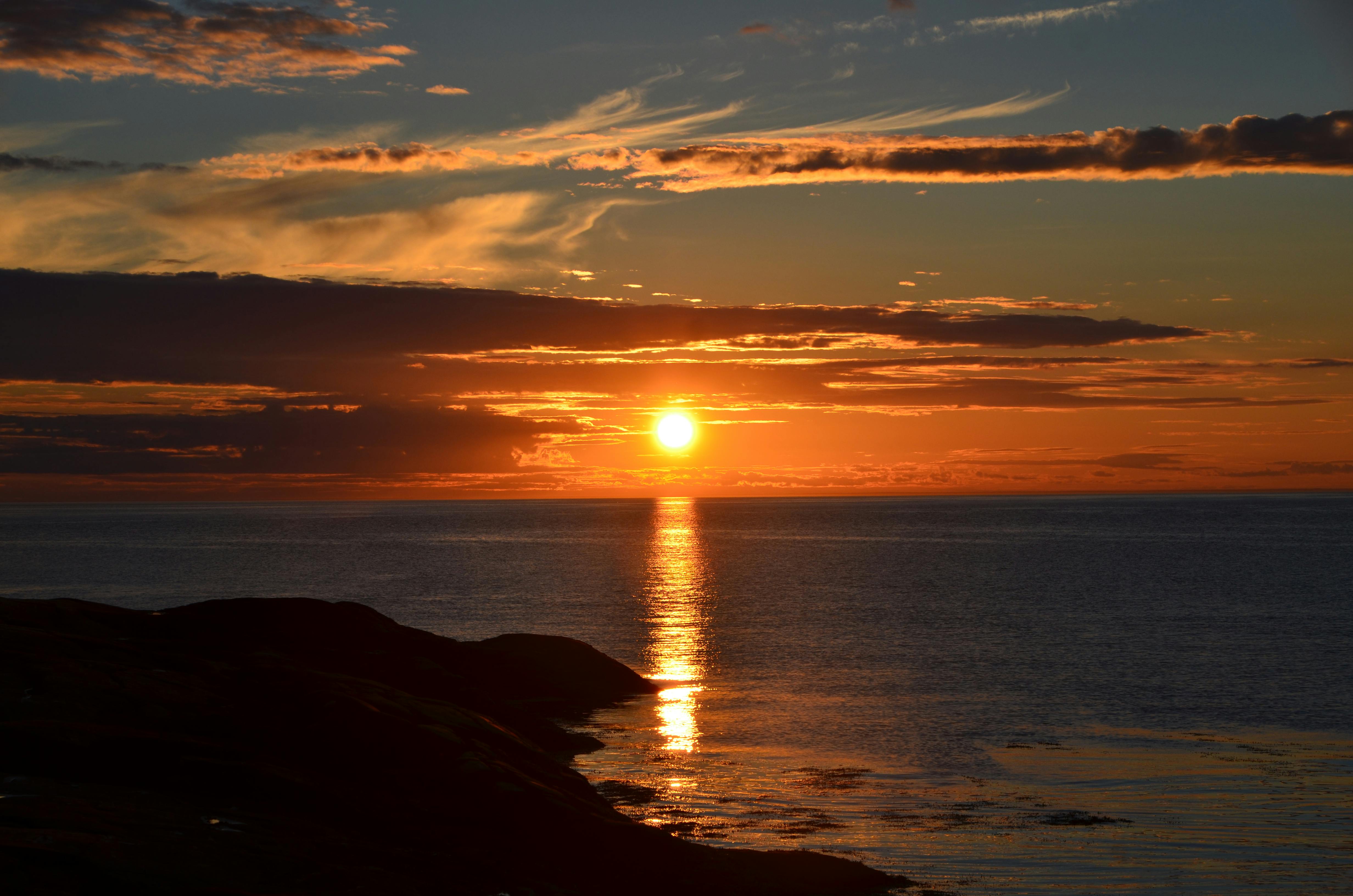 Sunset over Sea Shore · Free Stock Photo