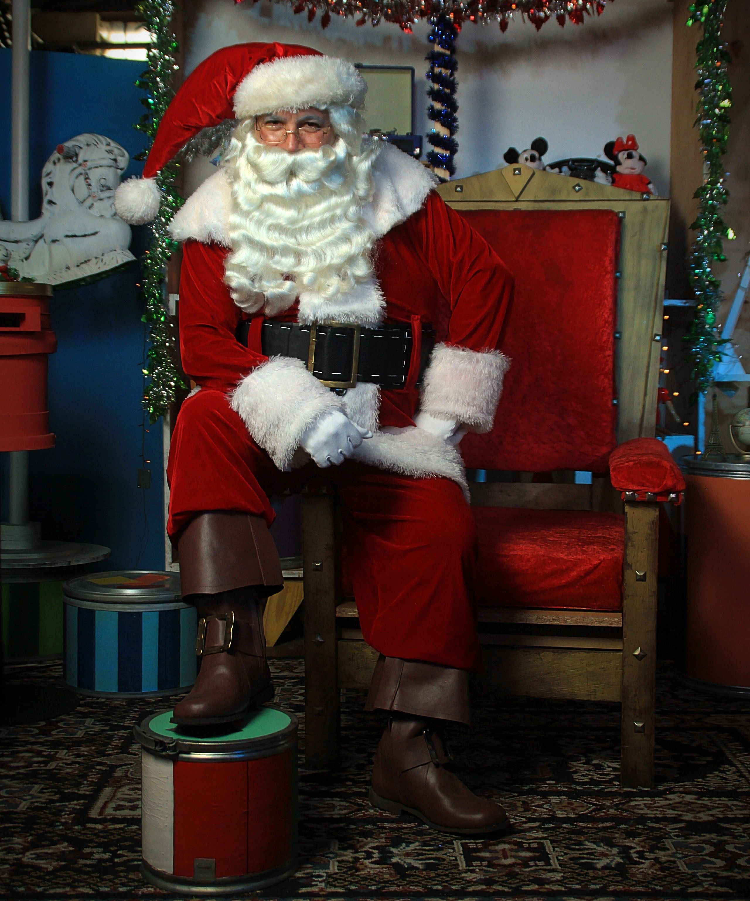 Man Wearing Santa Claus Costume · Free Stock Photo