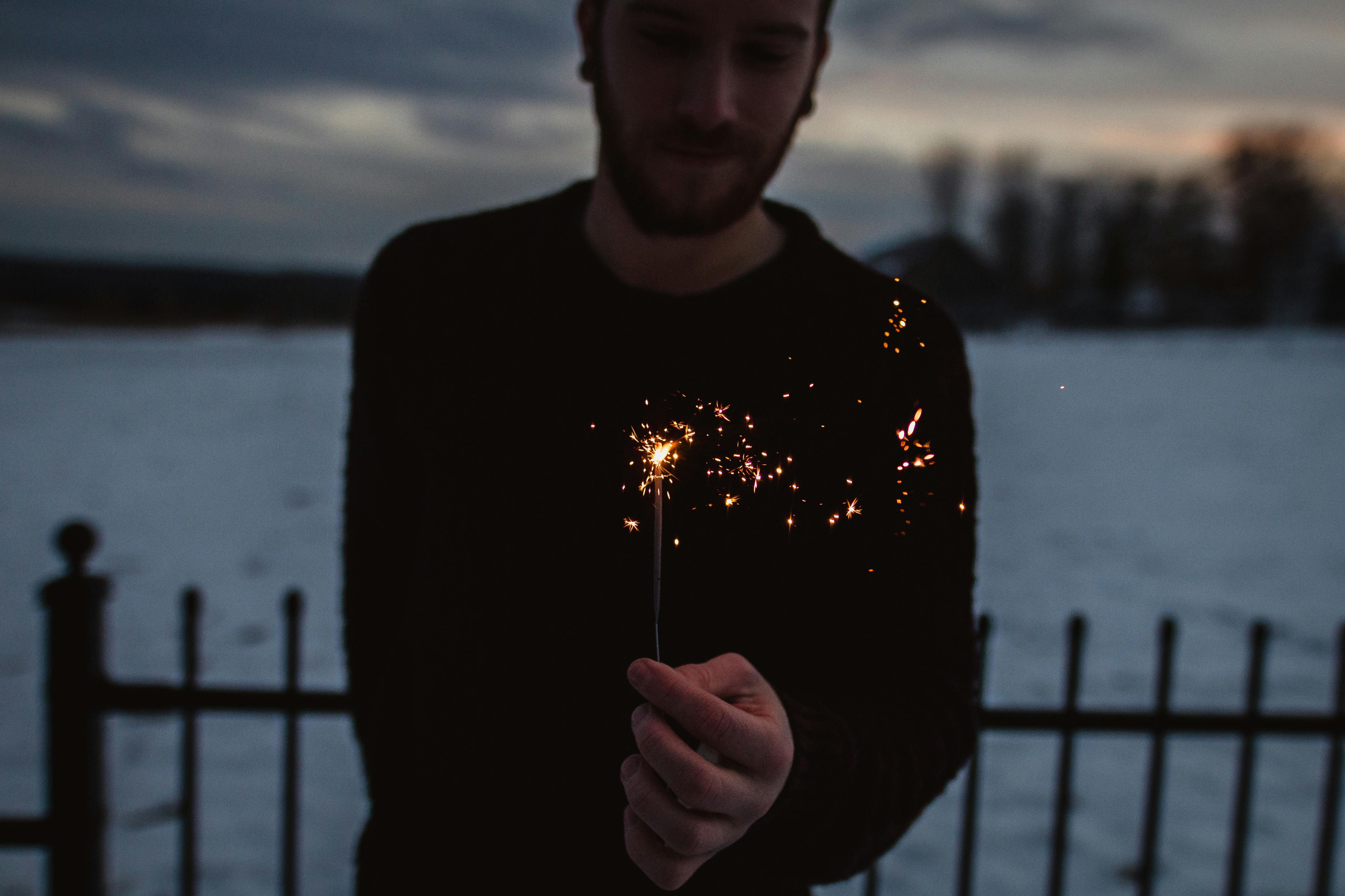Person Holding Firecracker · Free Stock Photo