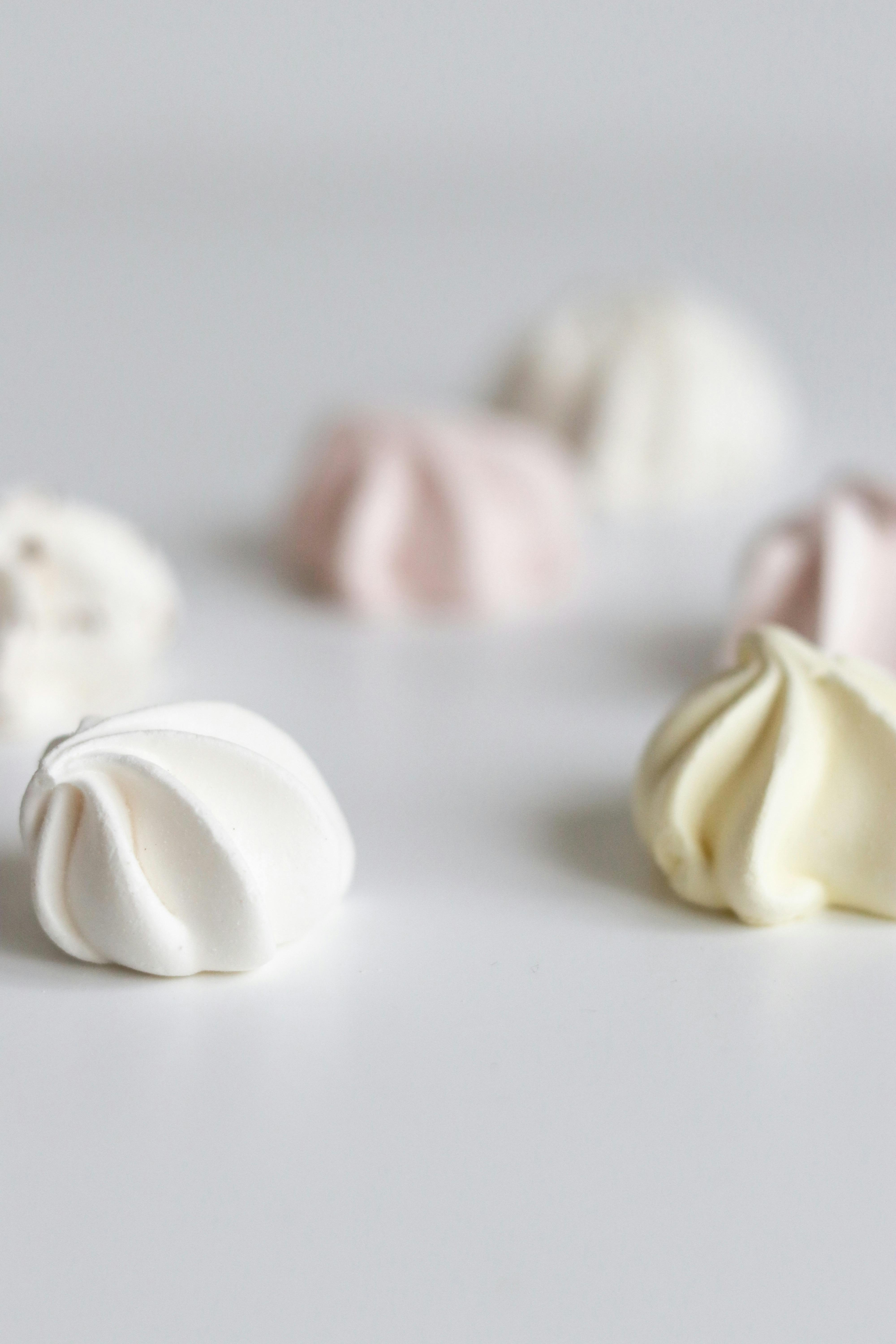 Close-Up of Pink Meringues · Free Stock Photo
