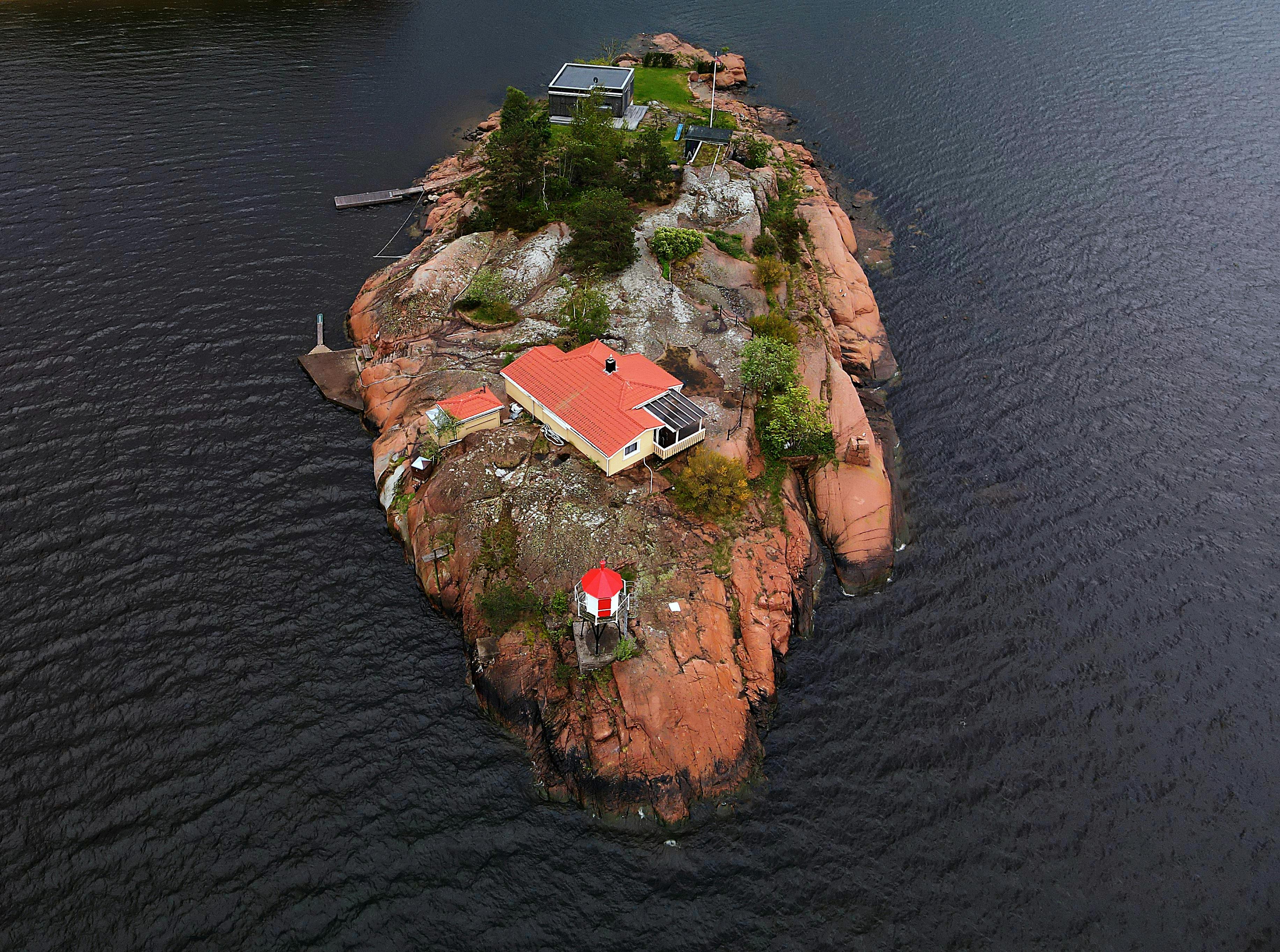 Aerial View of an Island · Free Stock Photo