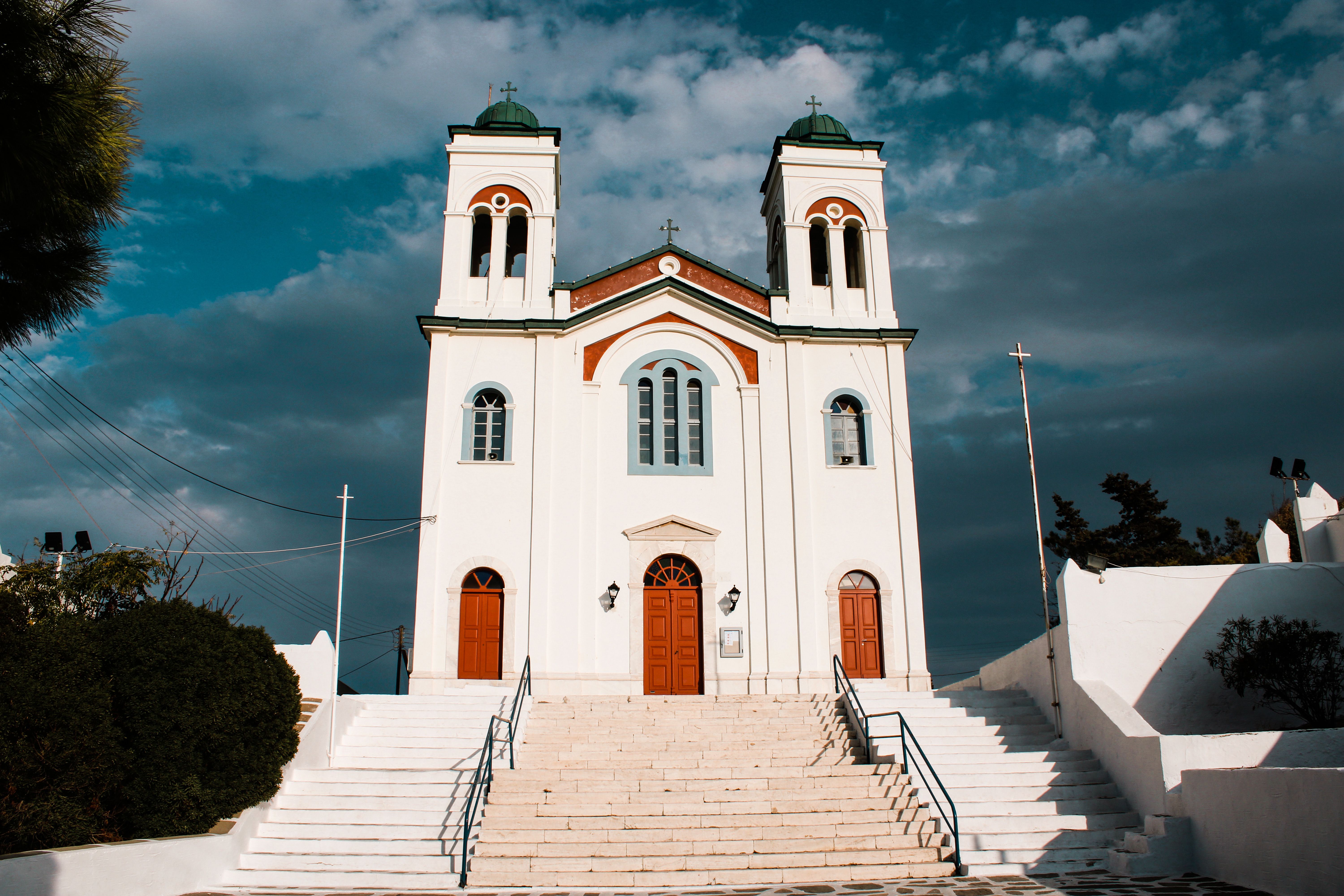 Facade of a Church Behind a Fence · Free Stock Photo