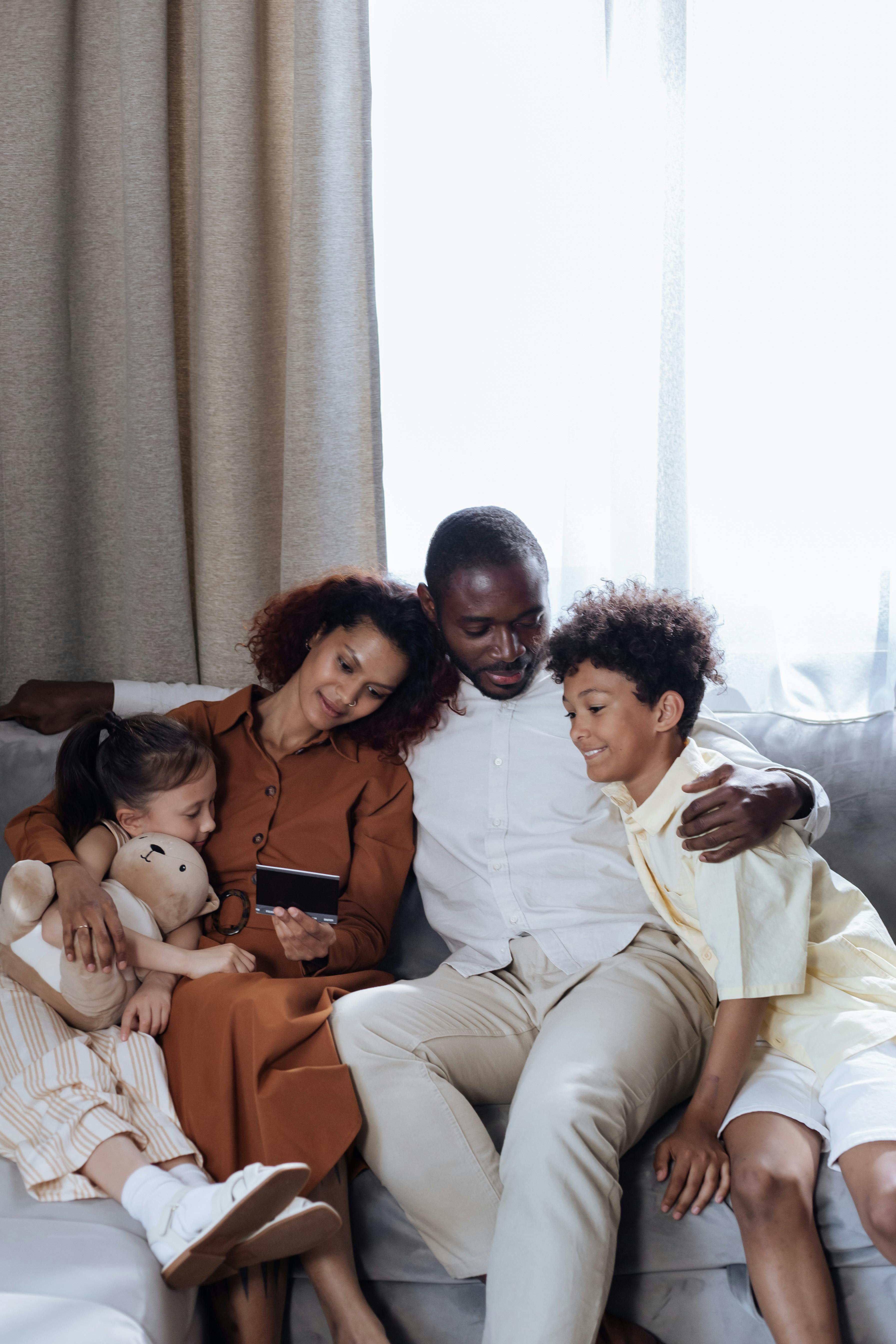 Family Gathering for a Group Hug · Free Stock Photo