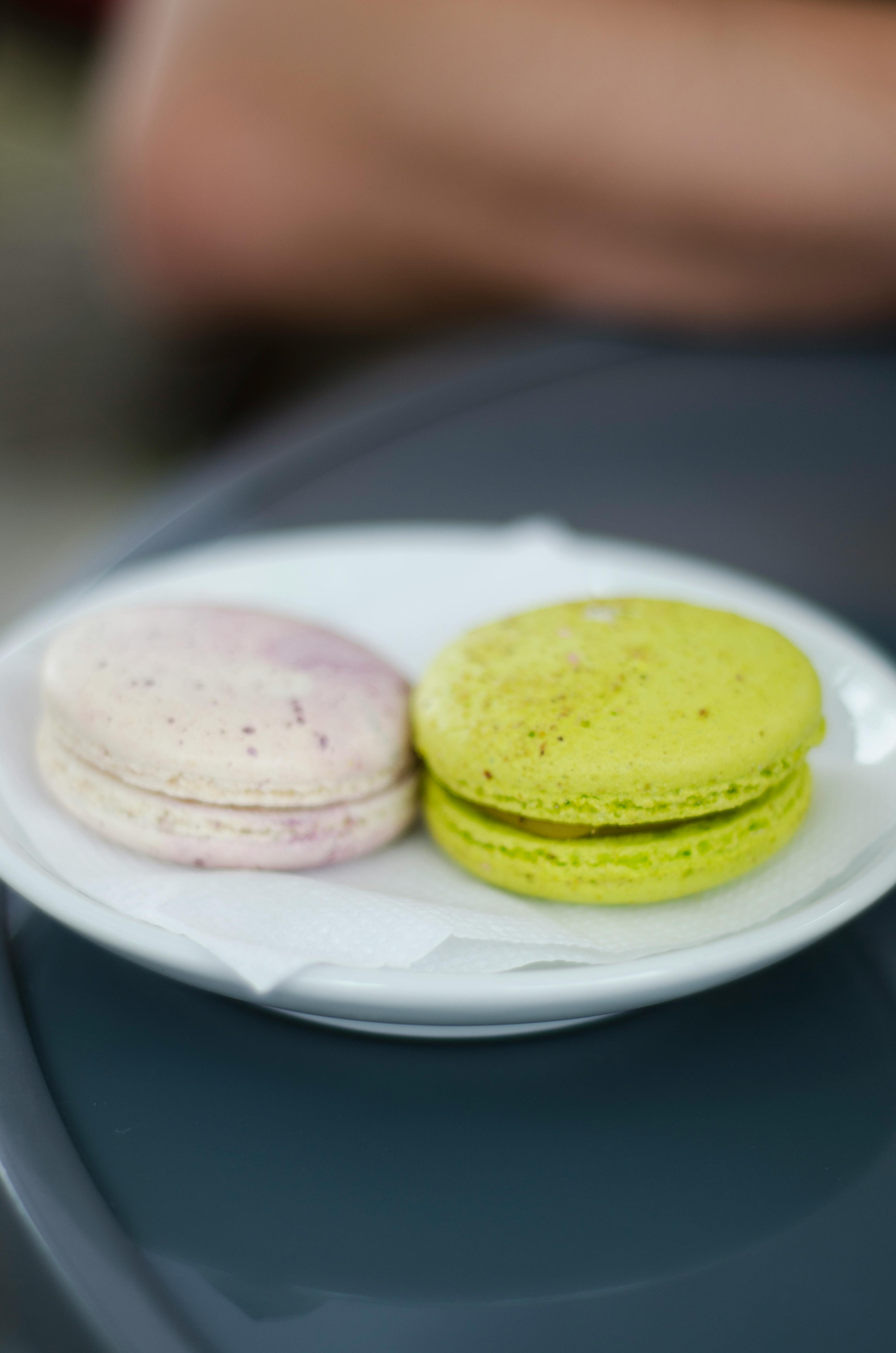 A Two Macaroons on the Plate · Free Stock Photo
