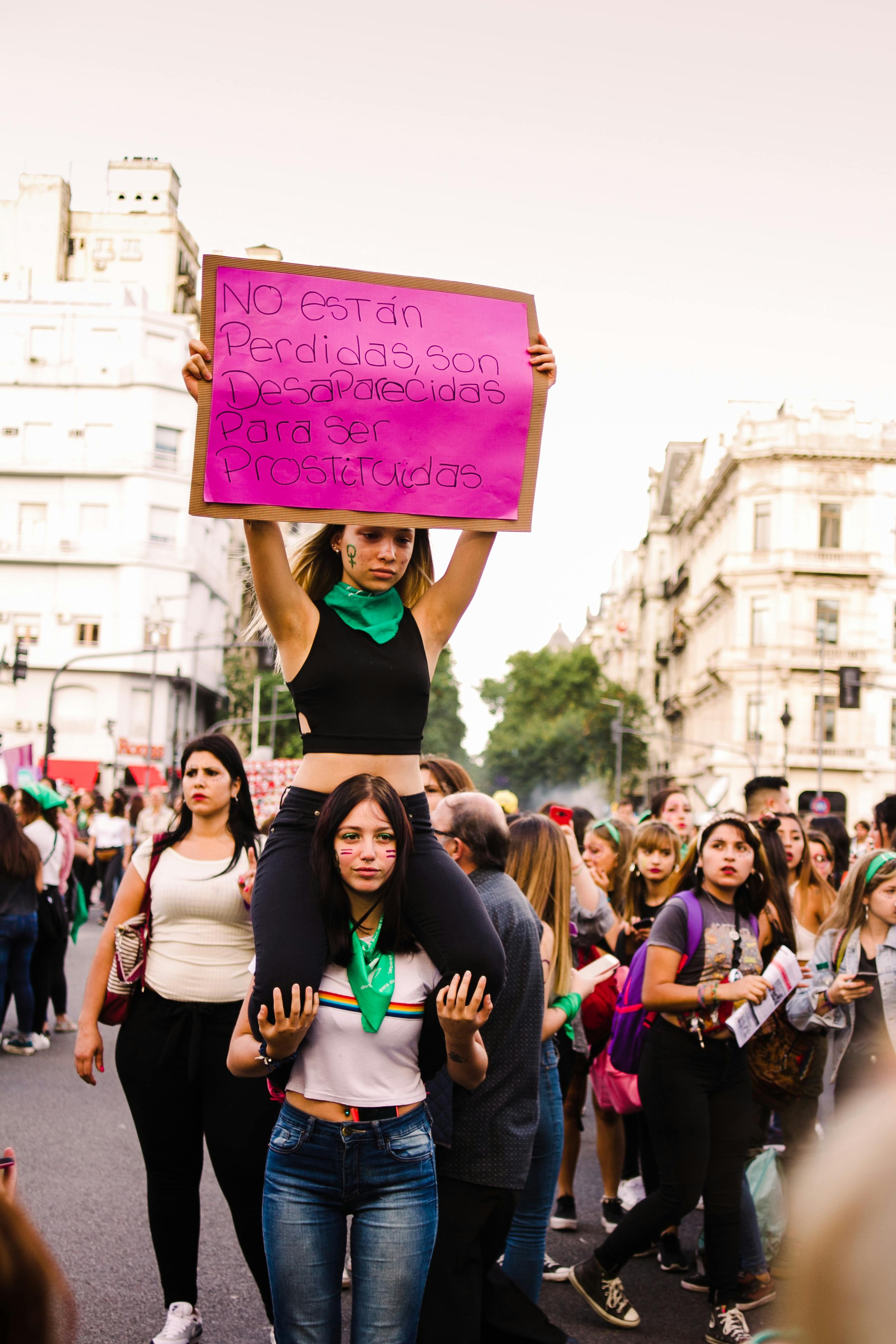 Protesters Holding Posters during their Rally · Free Stock Photo