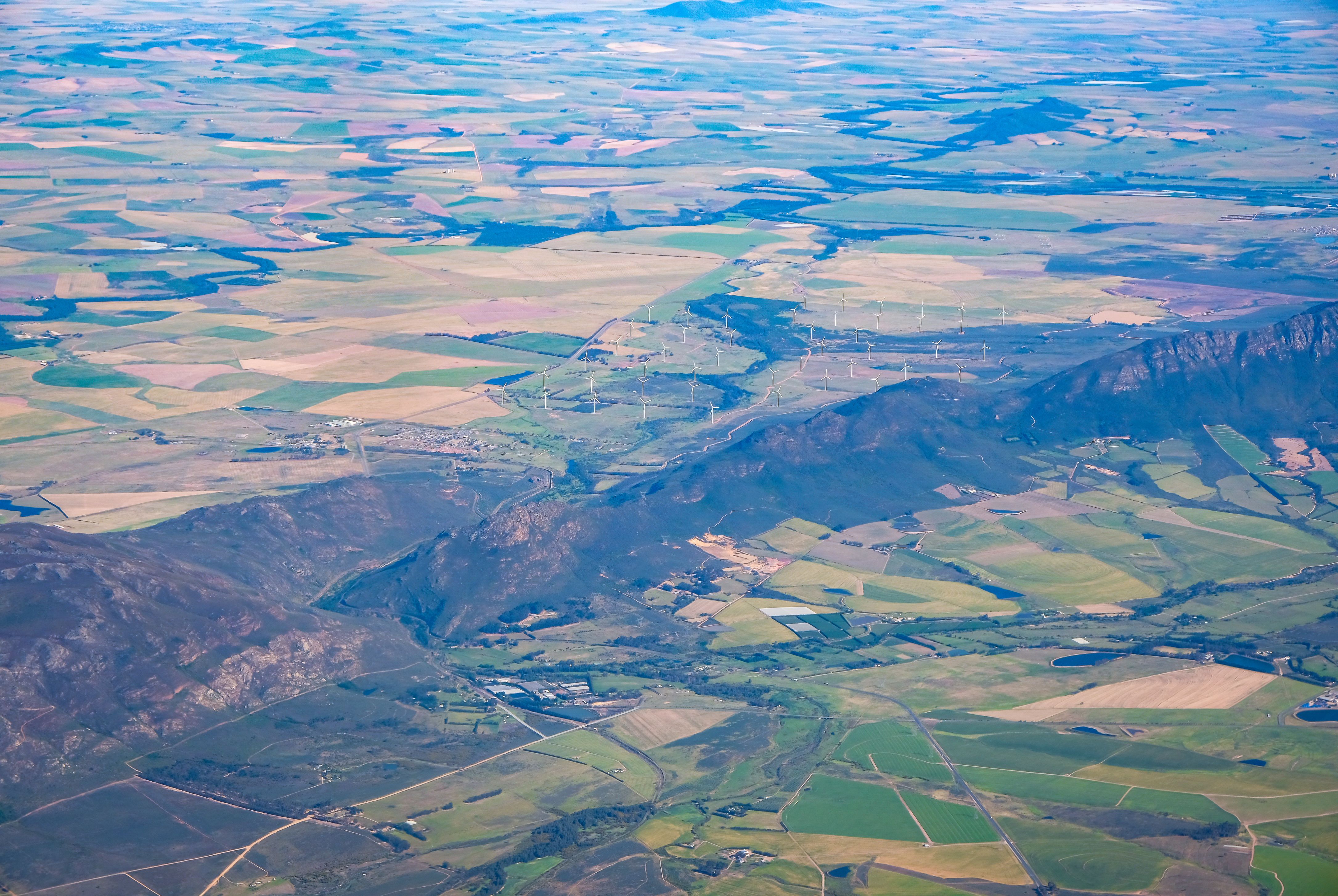 Aerial View of Mountains and Terrains · Free Stock Photo