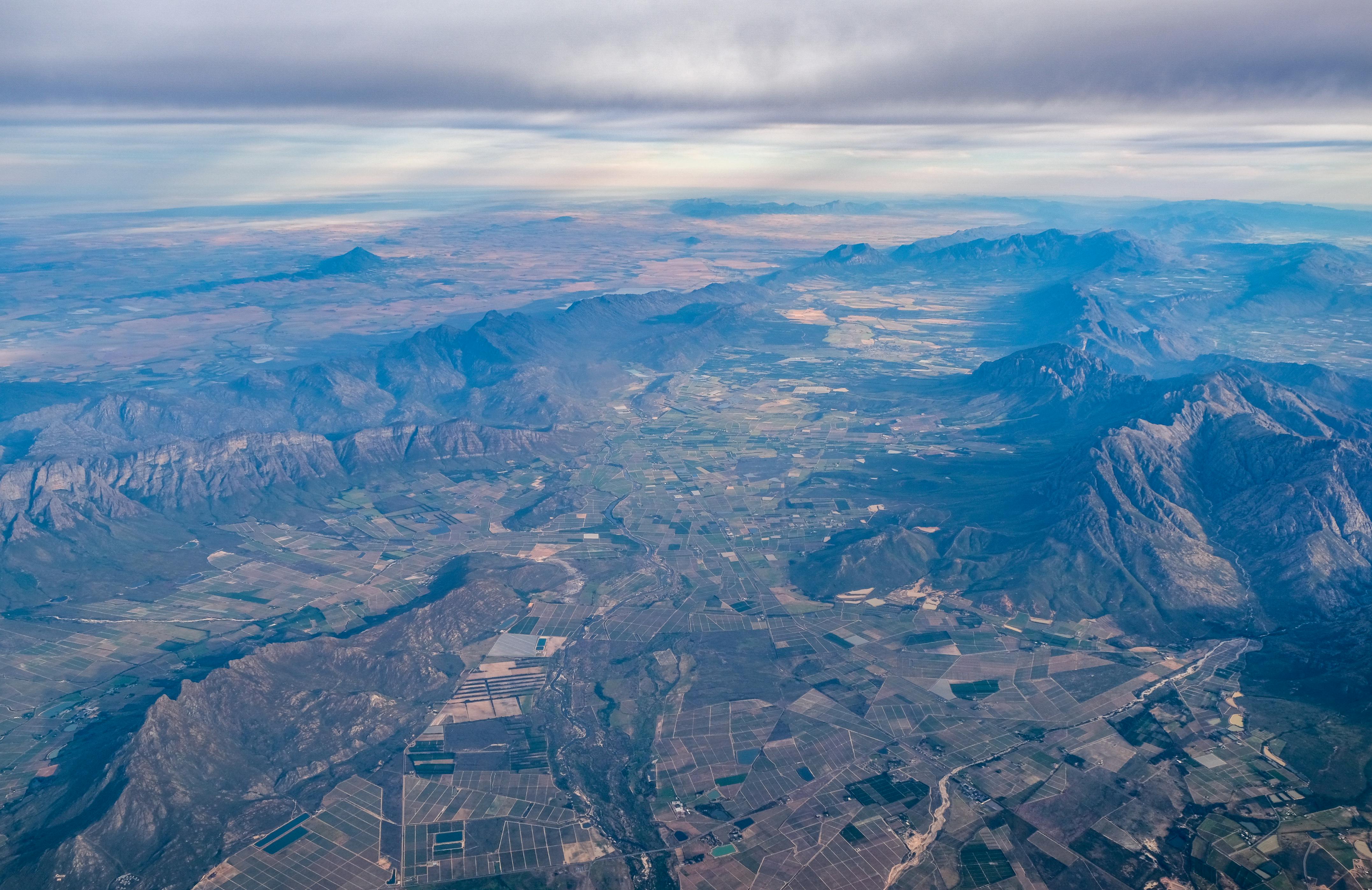 Aerial View of a Terrain · Free Stock Photo