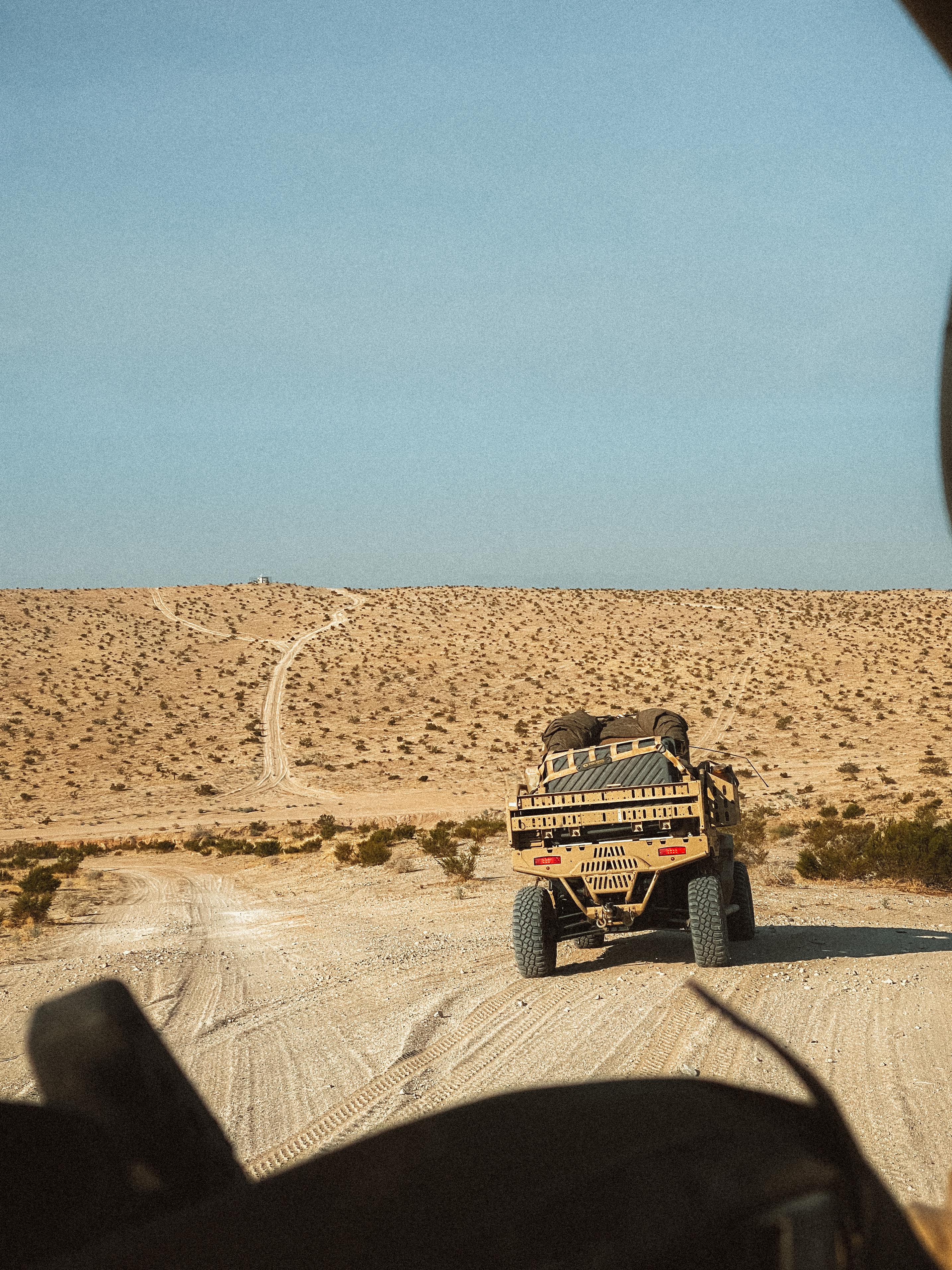 A Vehicle in the Desert · Free Stock Photo