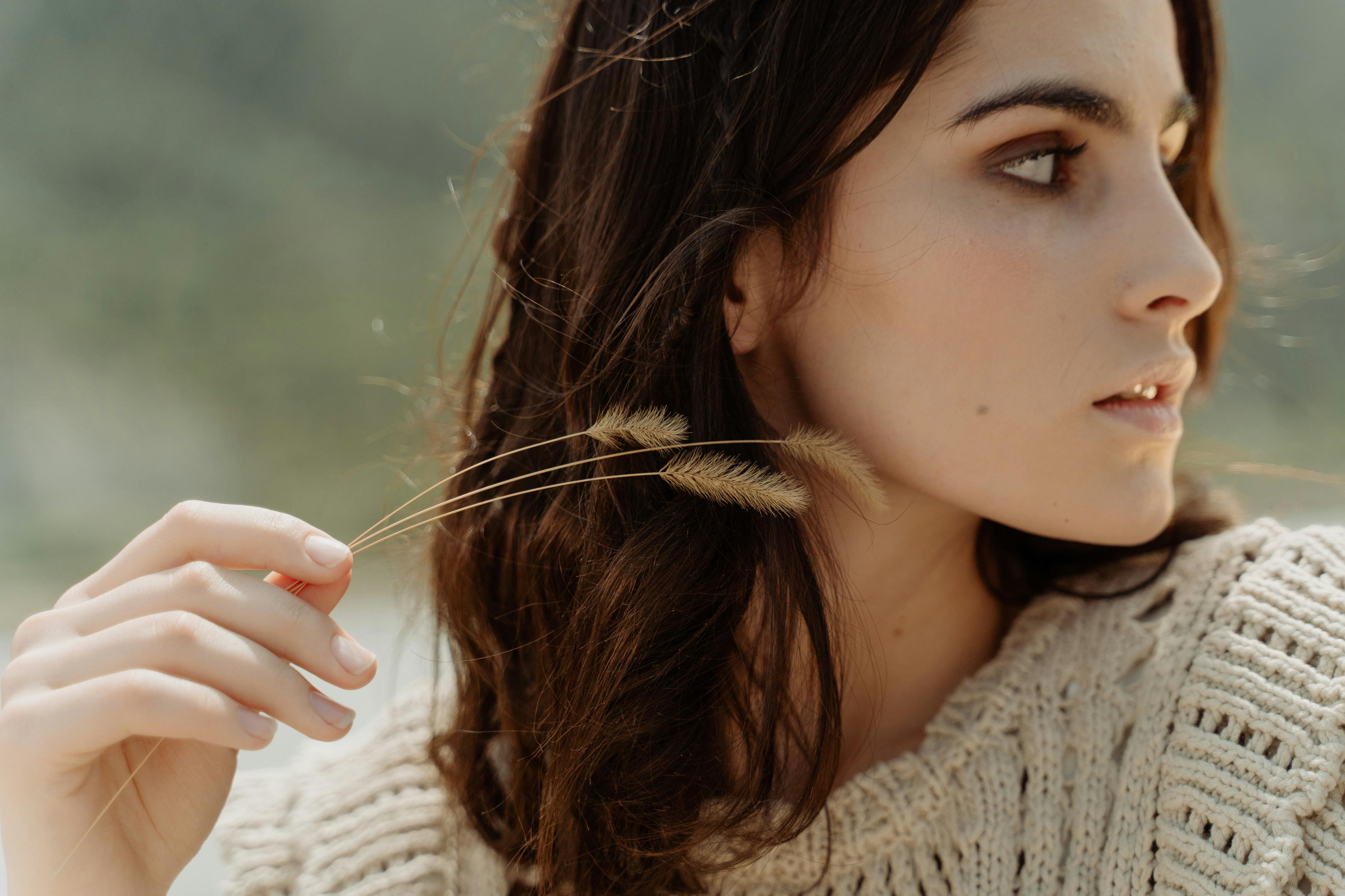 Side View of a Woman Face · Free Stock Photo