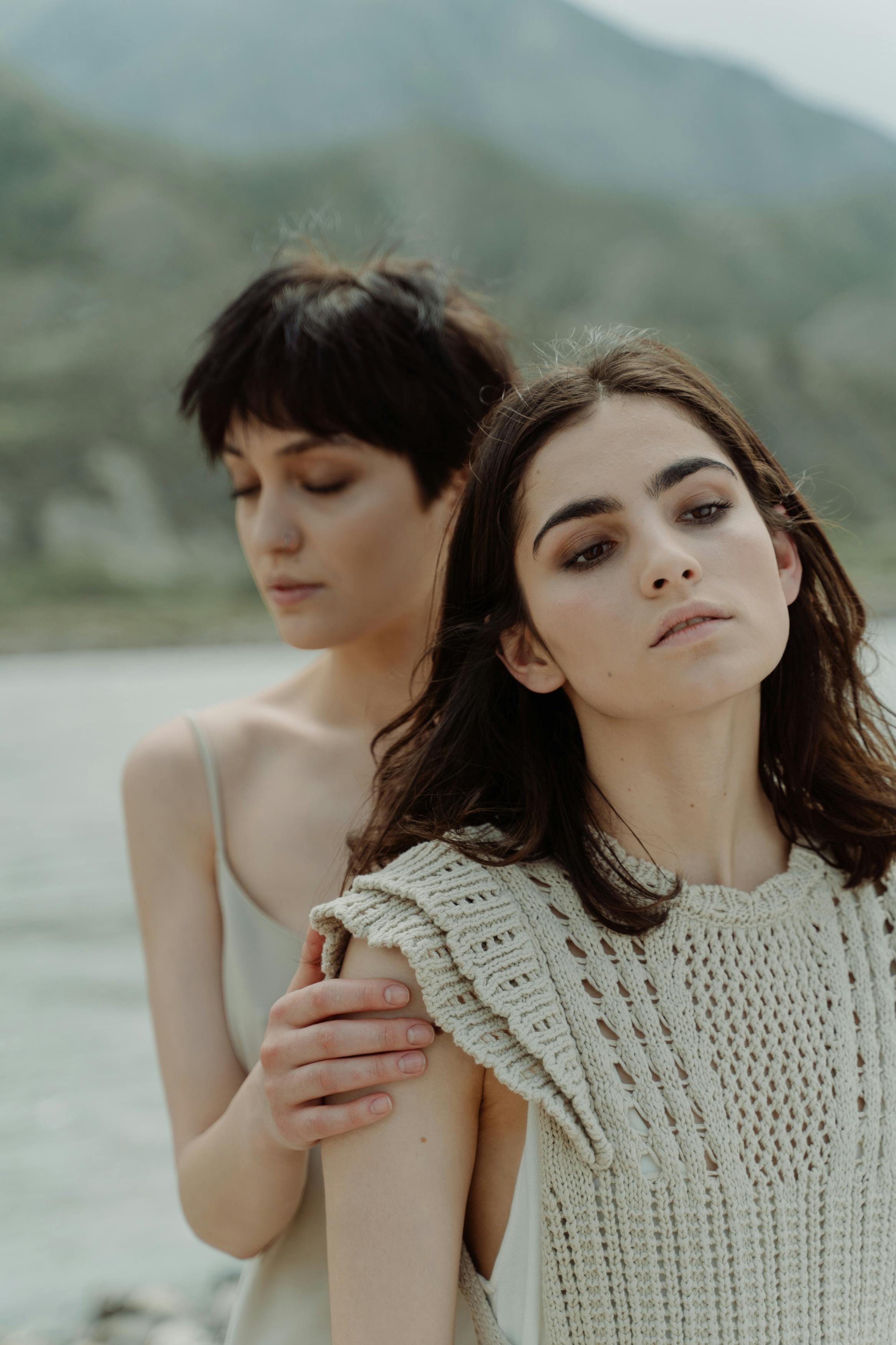 Two Women Wearing Dress · Free Stock Photo