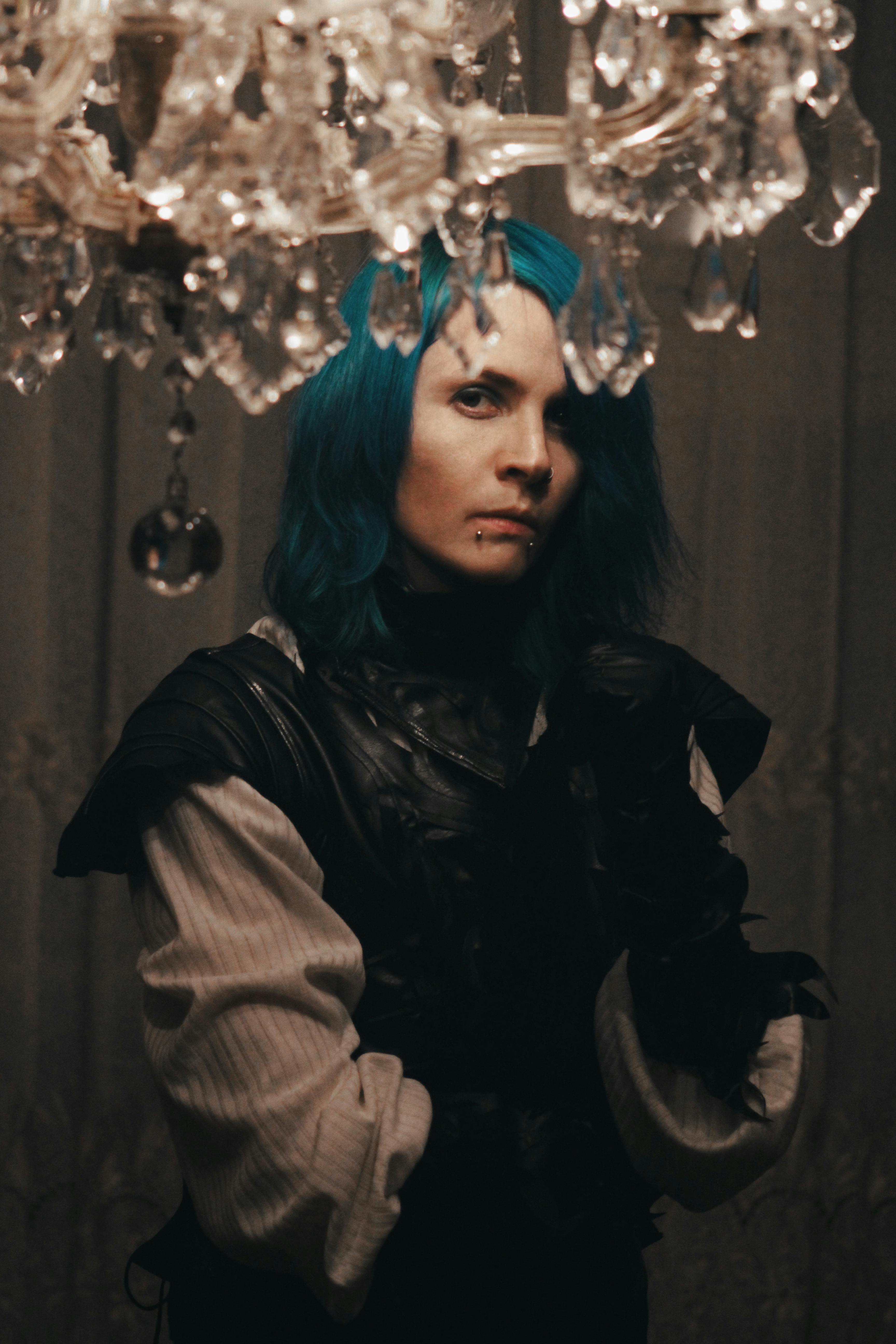 Person with Blue Hair · Free Stock Photo