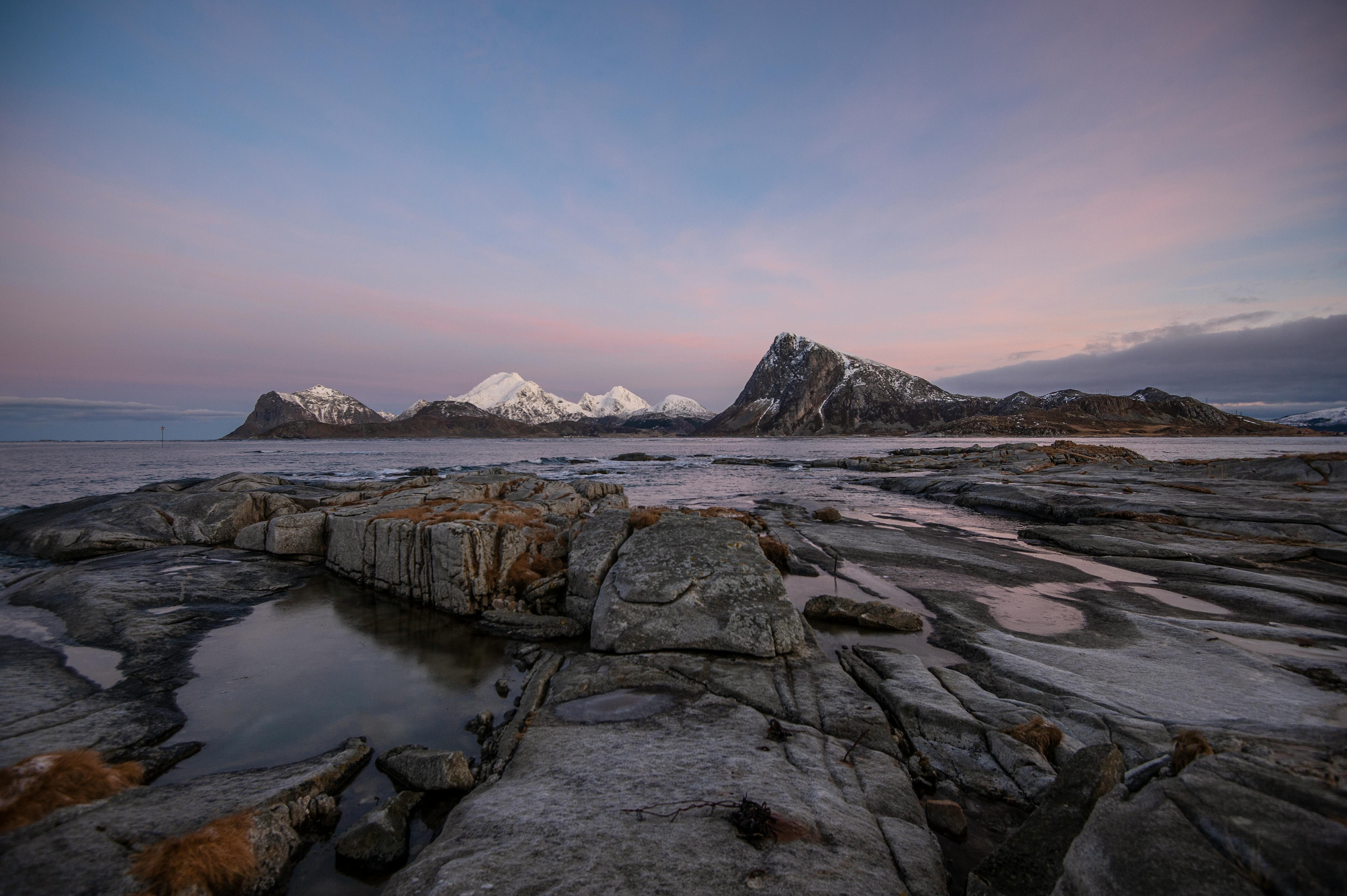 Rock Formation on a Coast · Free Stock Photo