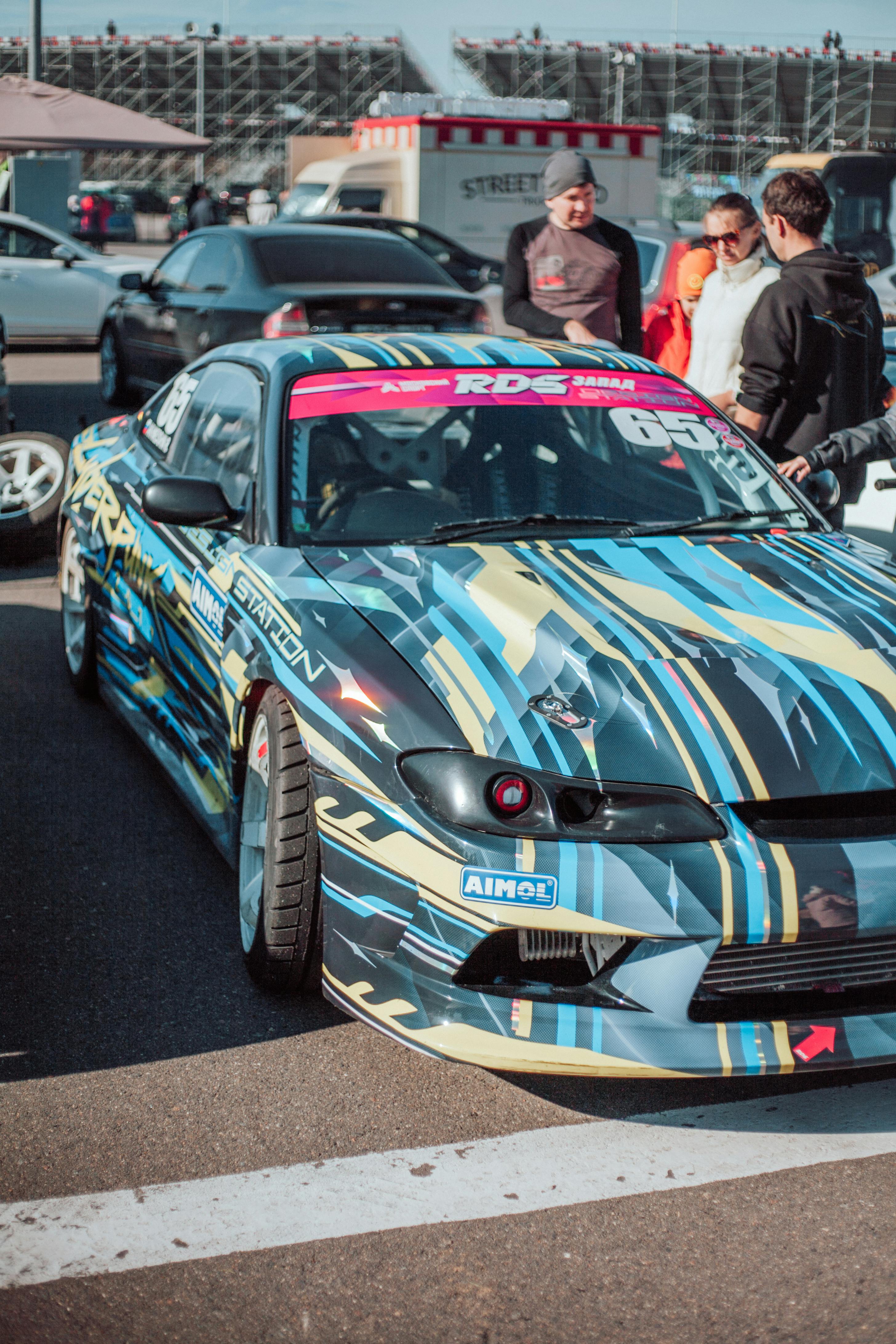 Parked Racing Car · Free Stock Photo