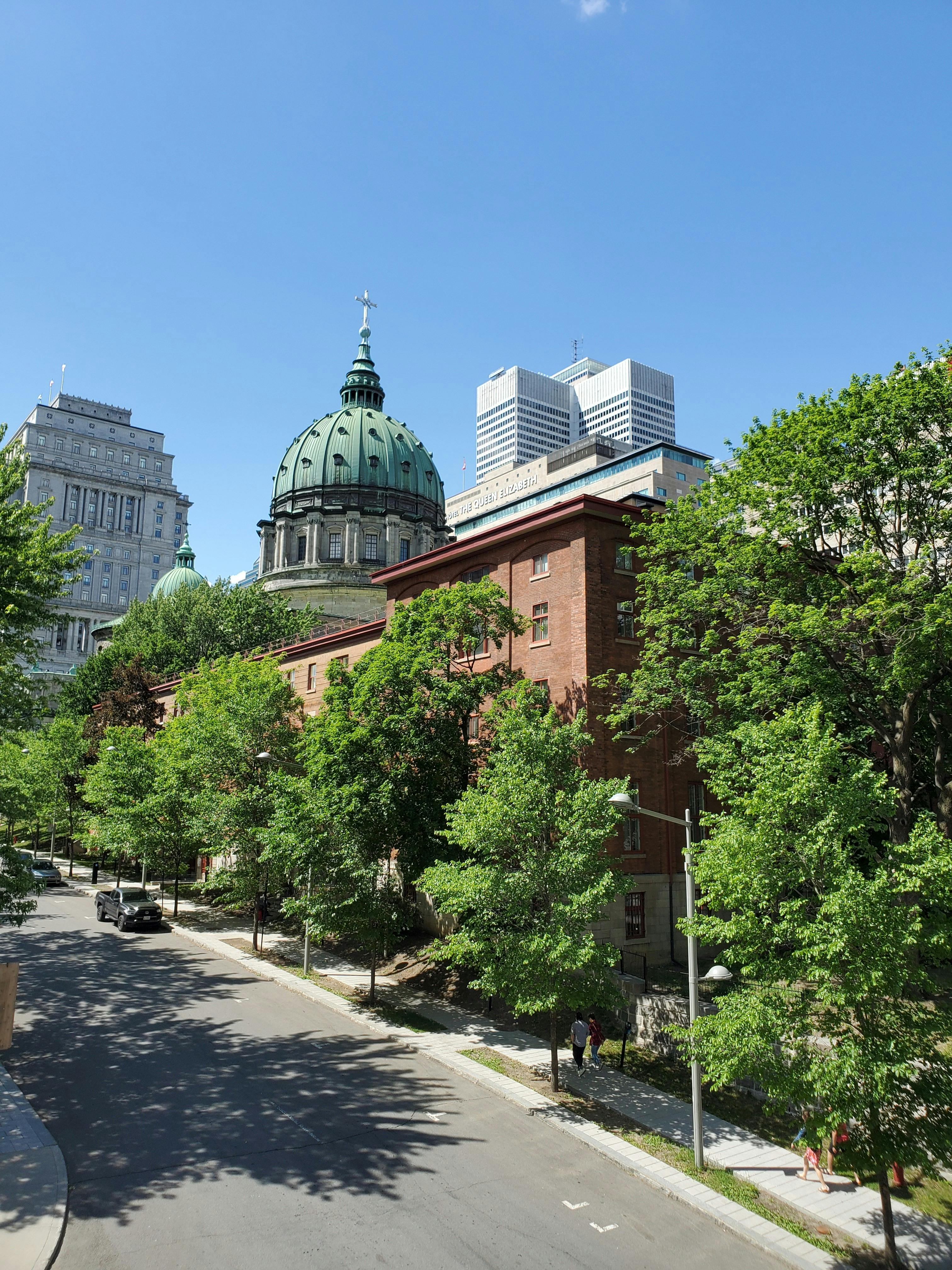 Mary, Queen of the World Cathedral Dome in Montreal, Canada · Free ...
