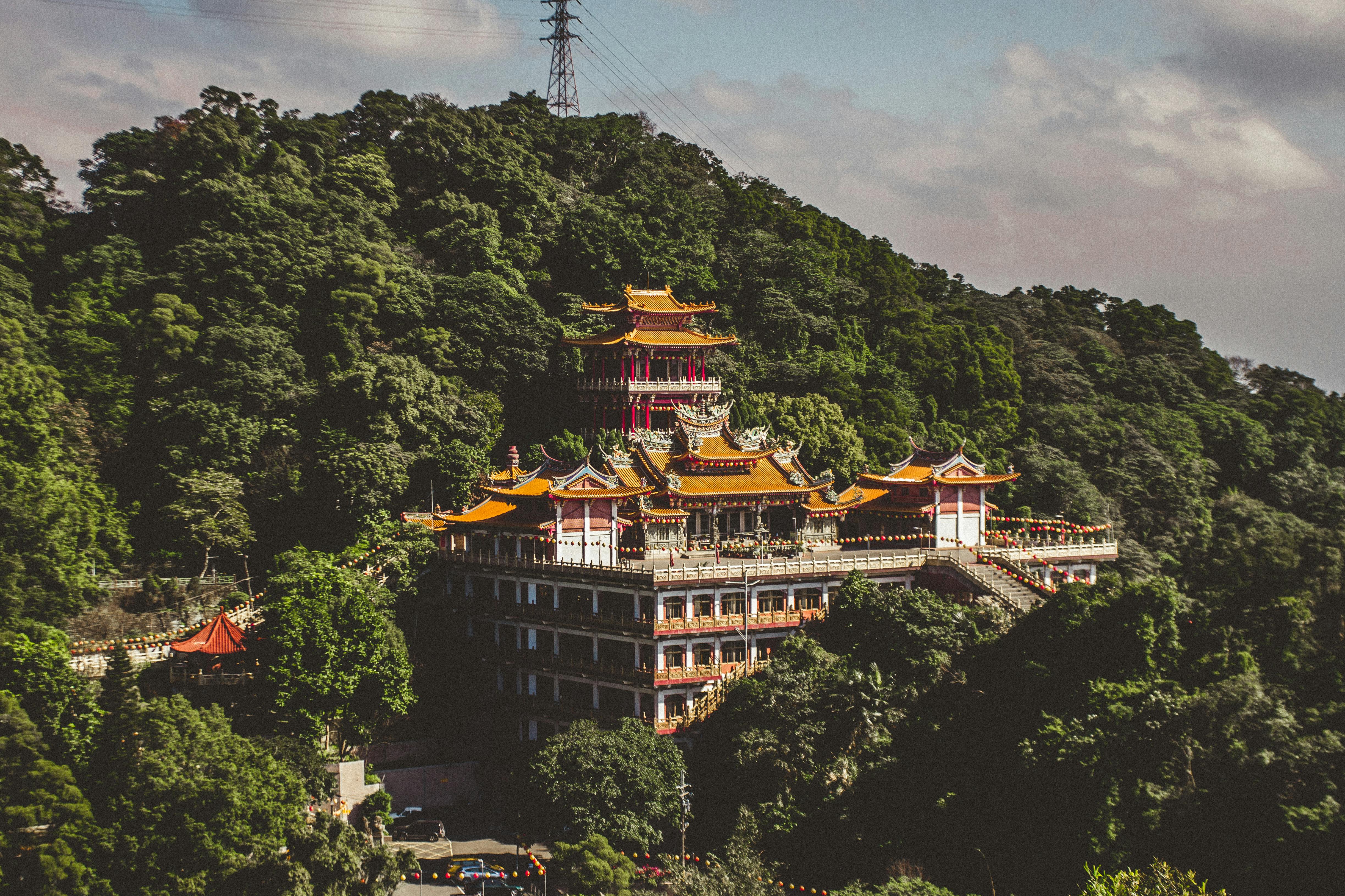 Orange Temple · Free Stock Photo