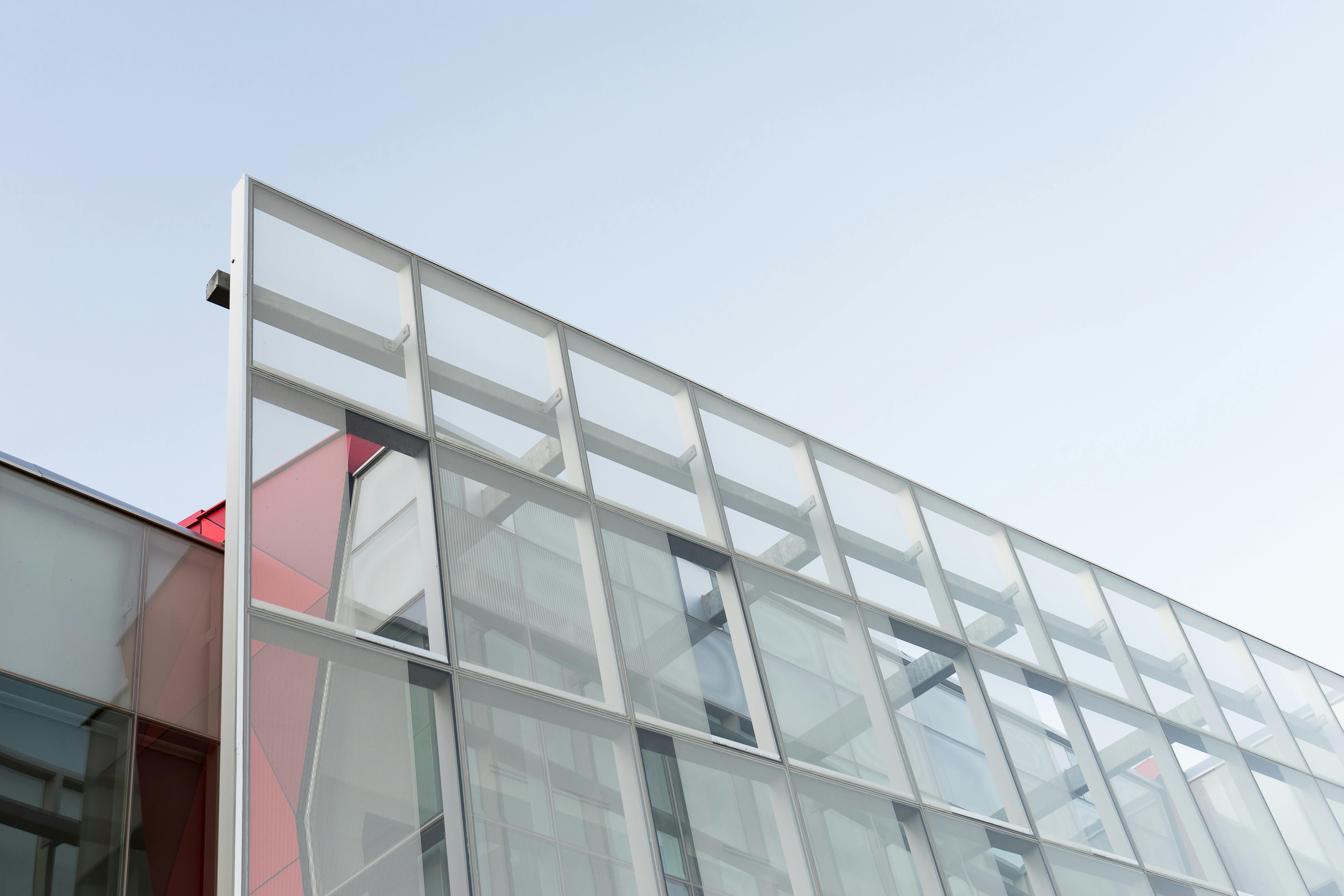 Aluminum and Glass Facade System of Building · Free Stock Photo