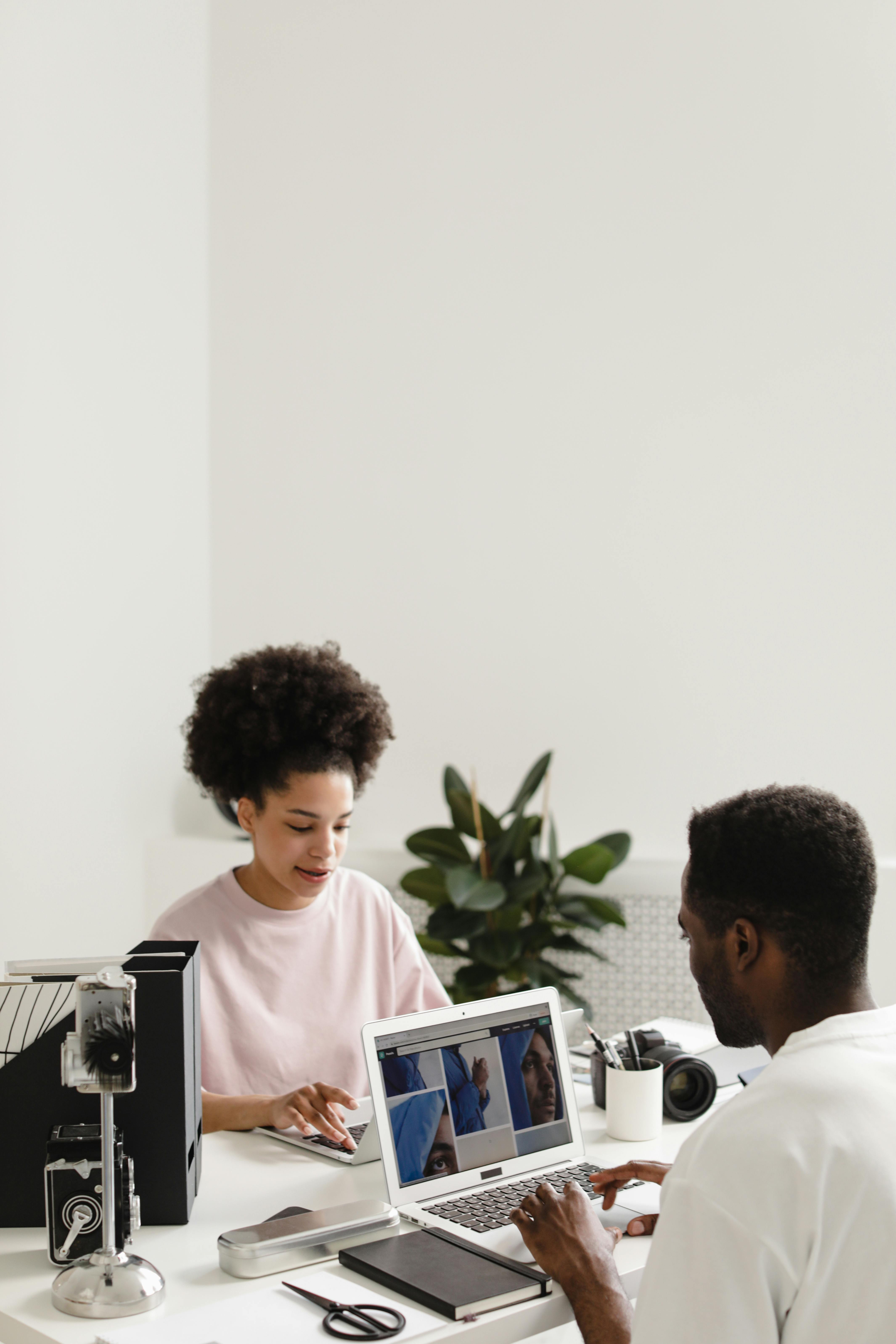 Photo of Coworkers Working in an Office · Free Stock Photo