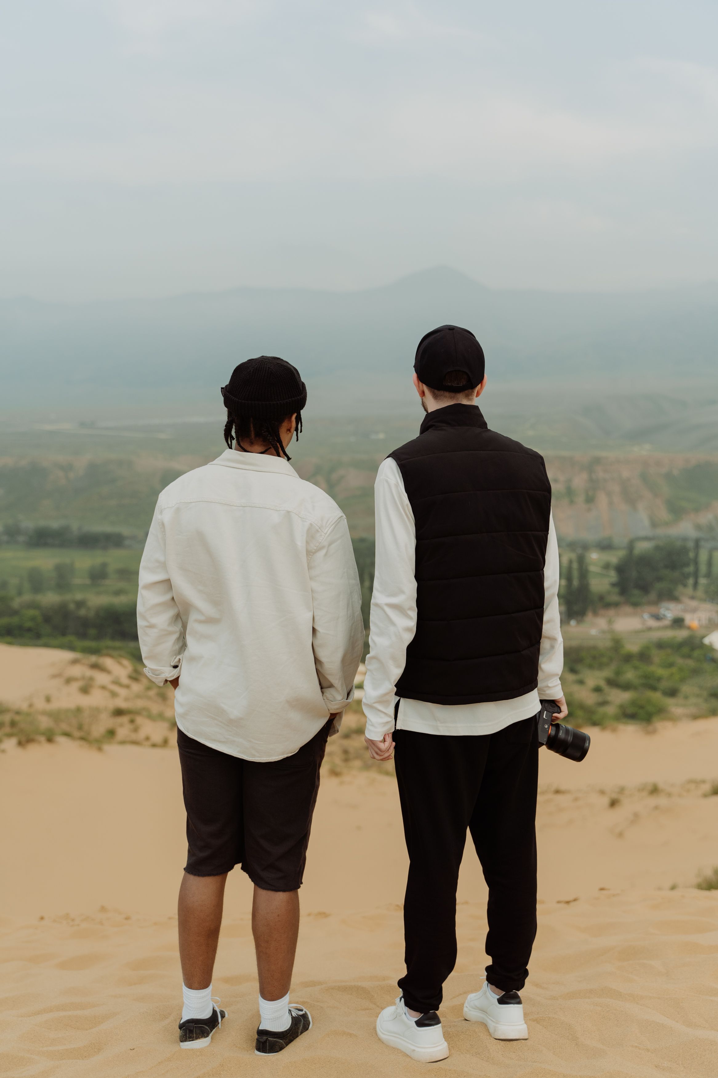 Backview of Stylish Man overlooking the View · Free Stock Photo
