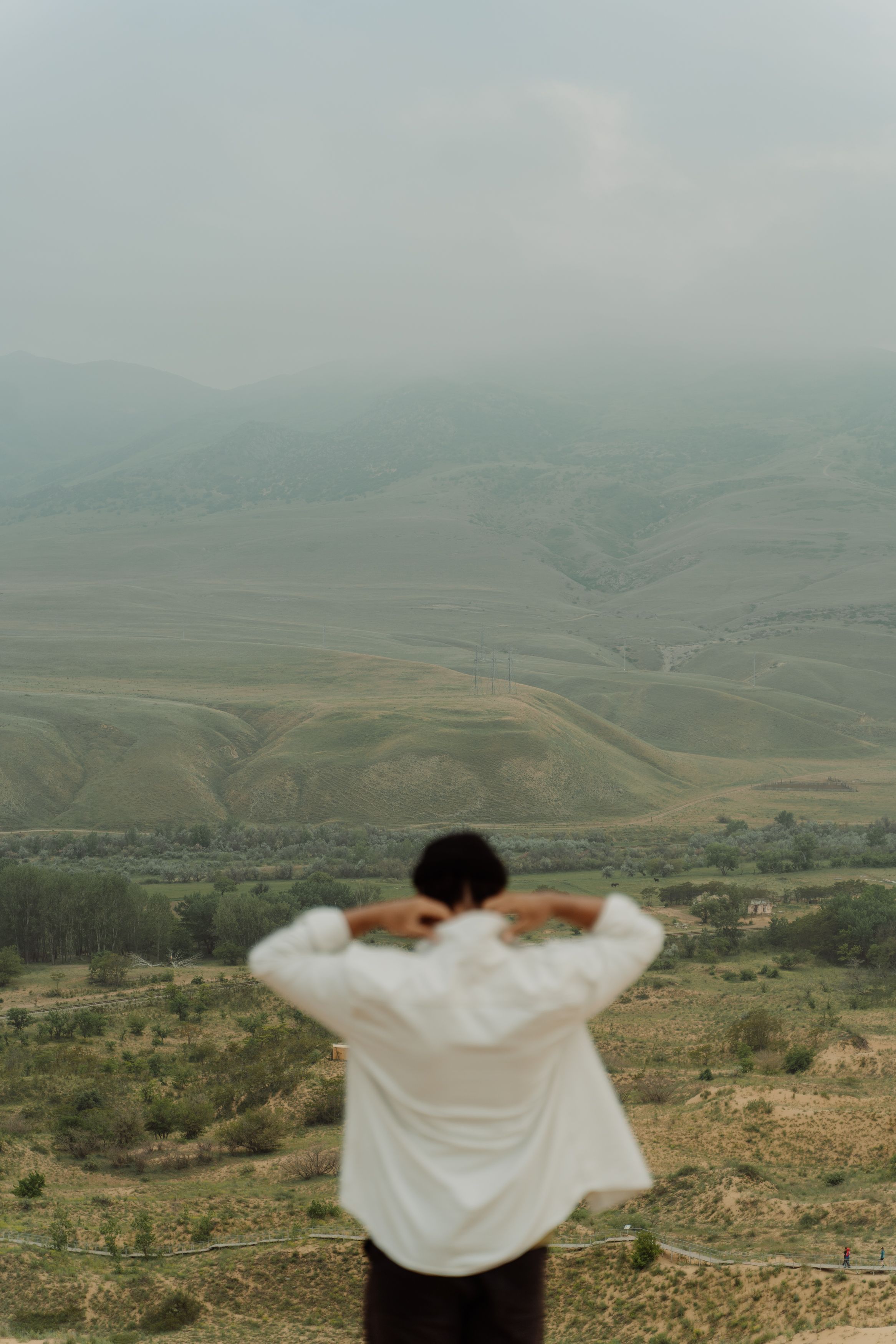 Backview of Stylish Man overlooking the View · Free Stock Photo