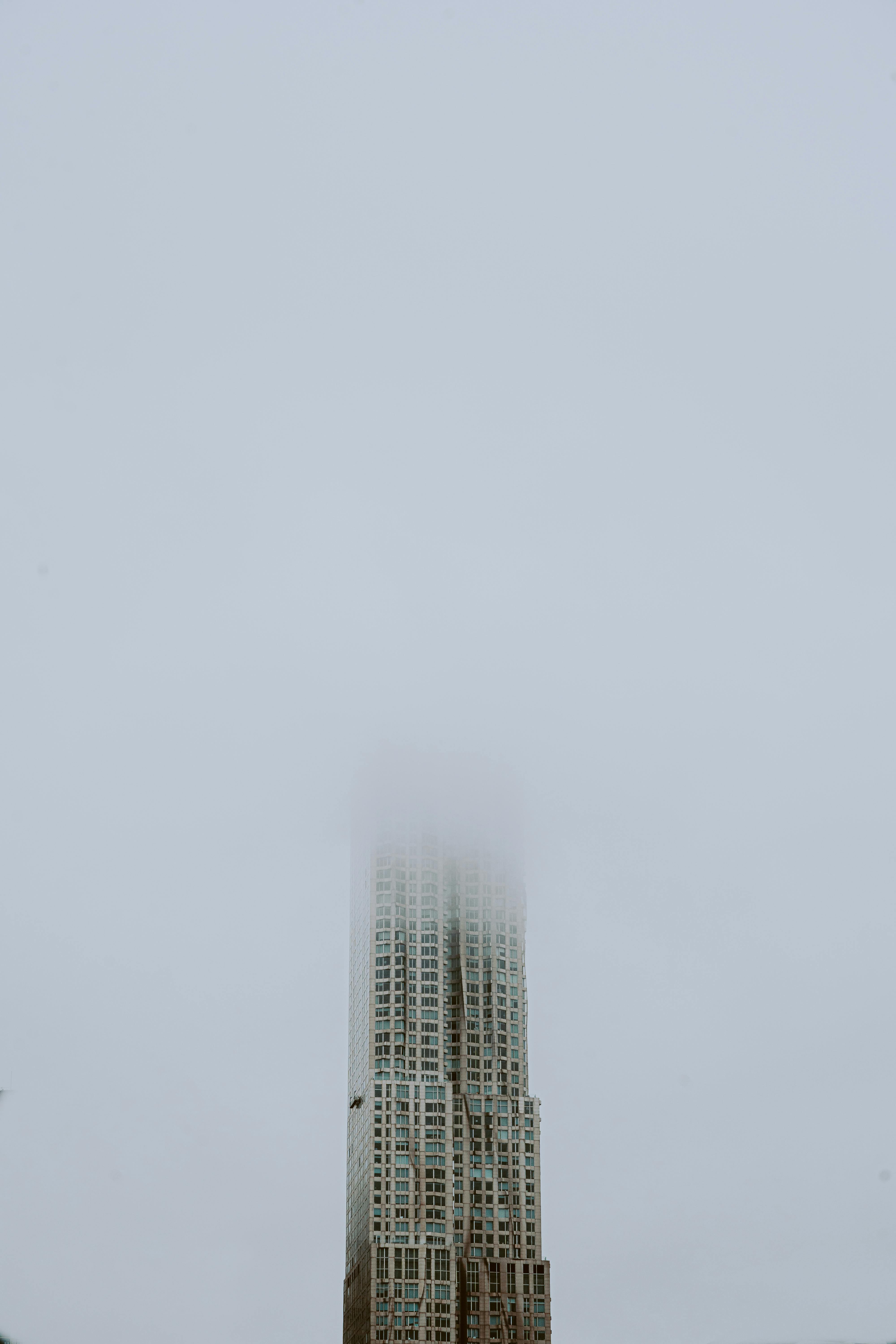 Foggy Skyscraper Building Background Photos, Download The BEST Free ...