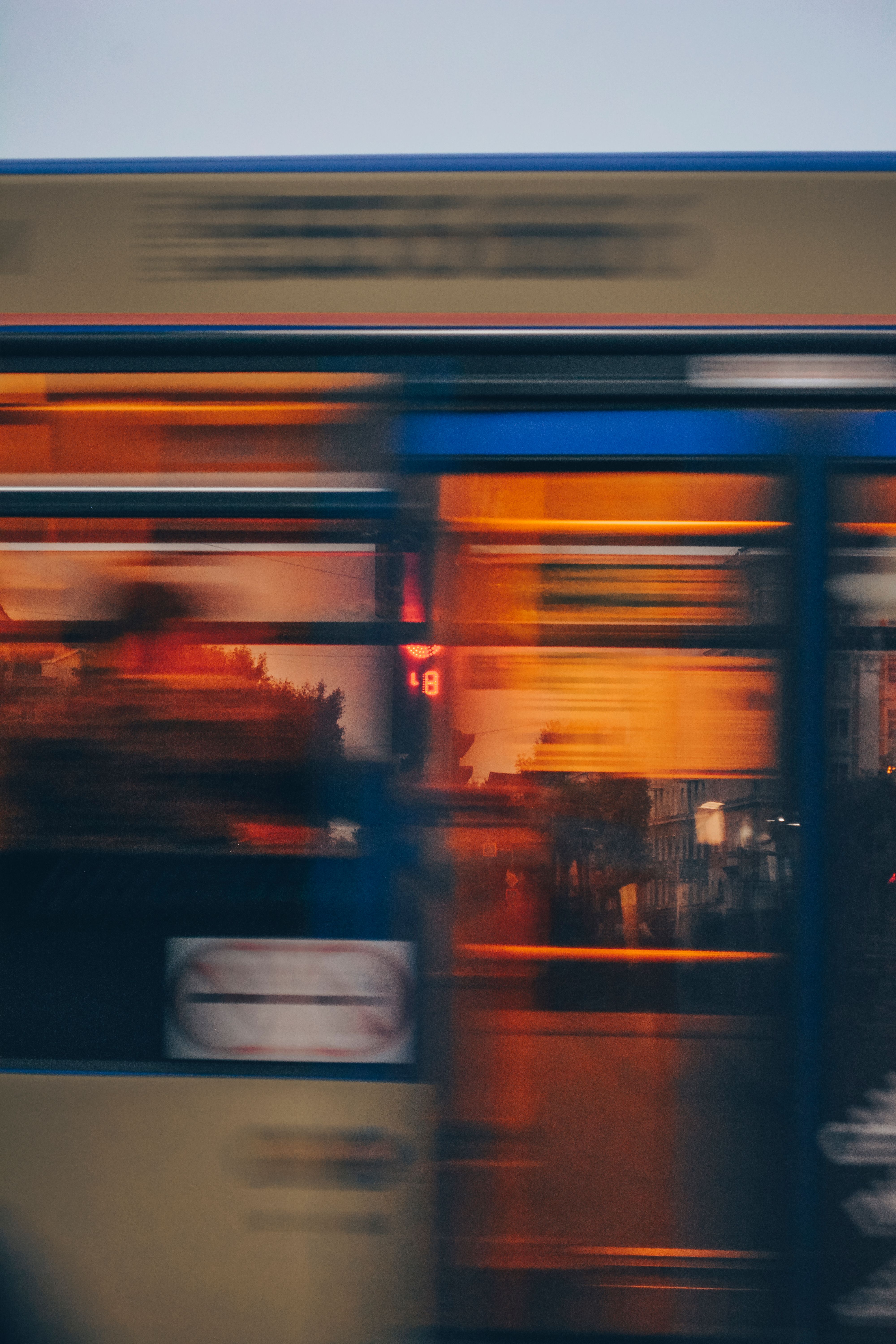 Bus in Blurred Motion · Free Stock Photo