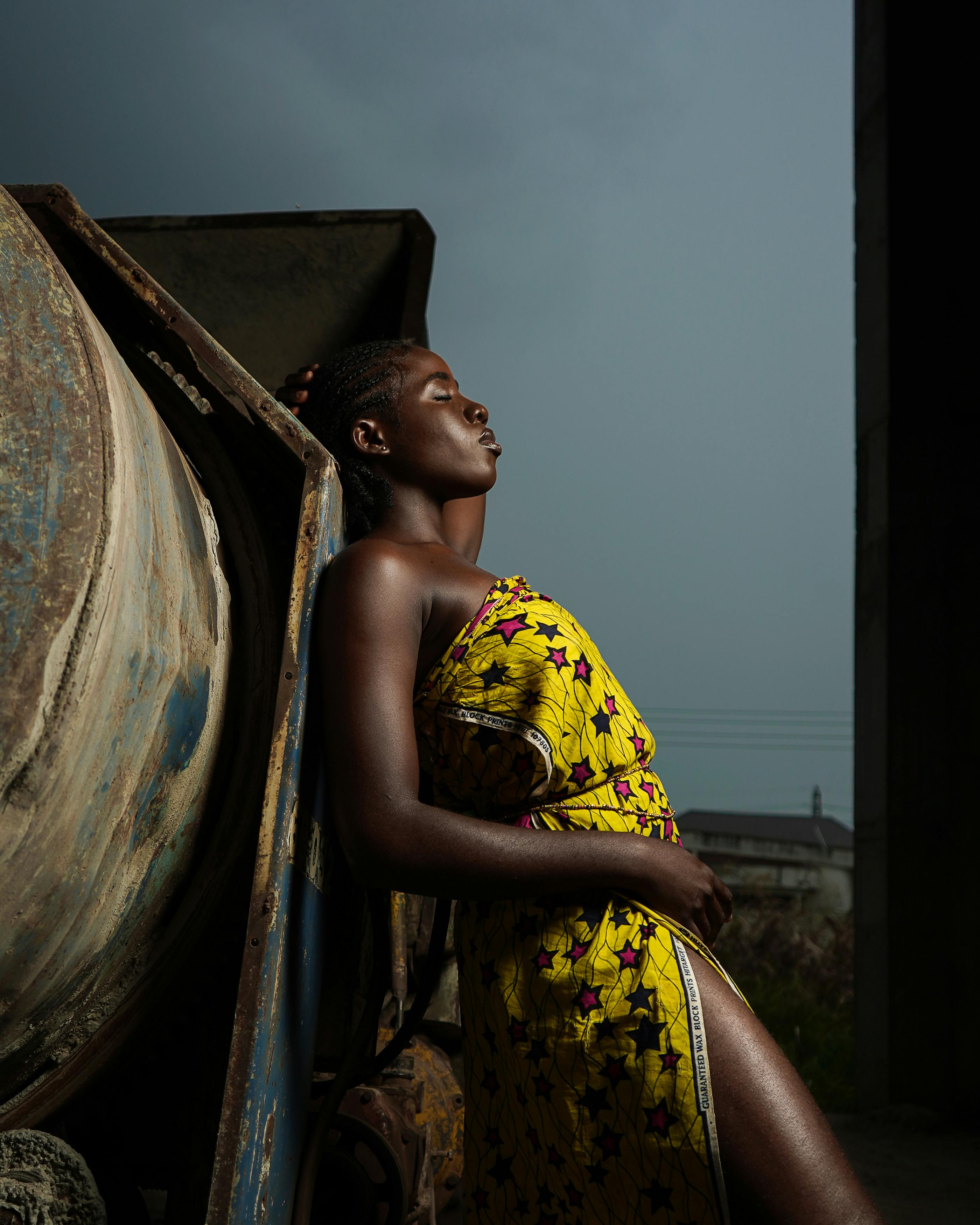 Woman with Long Hair Leaning Back · Free Stock Photo