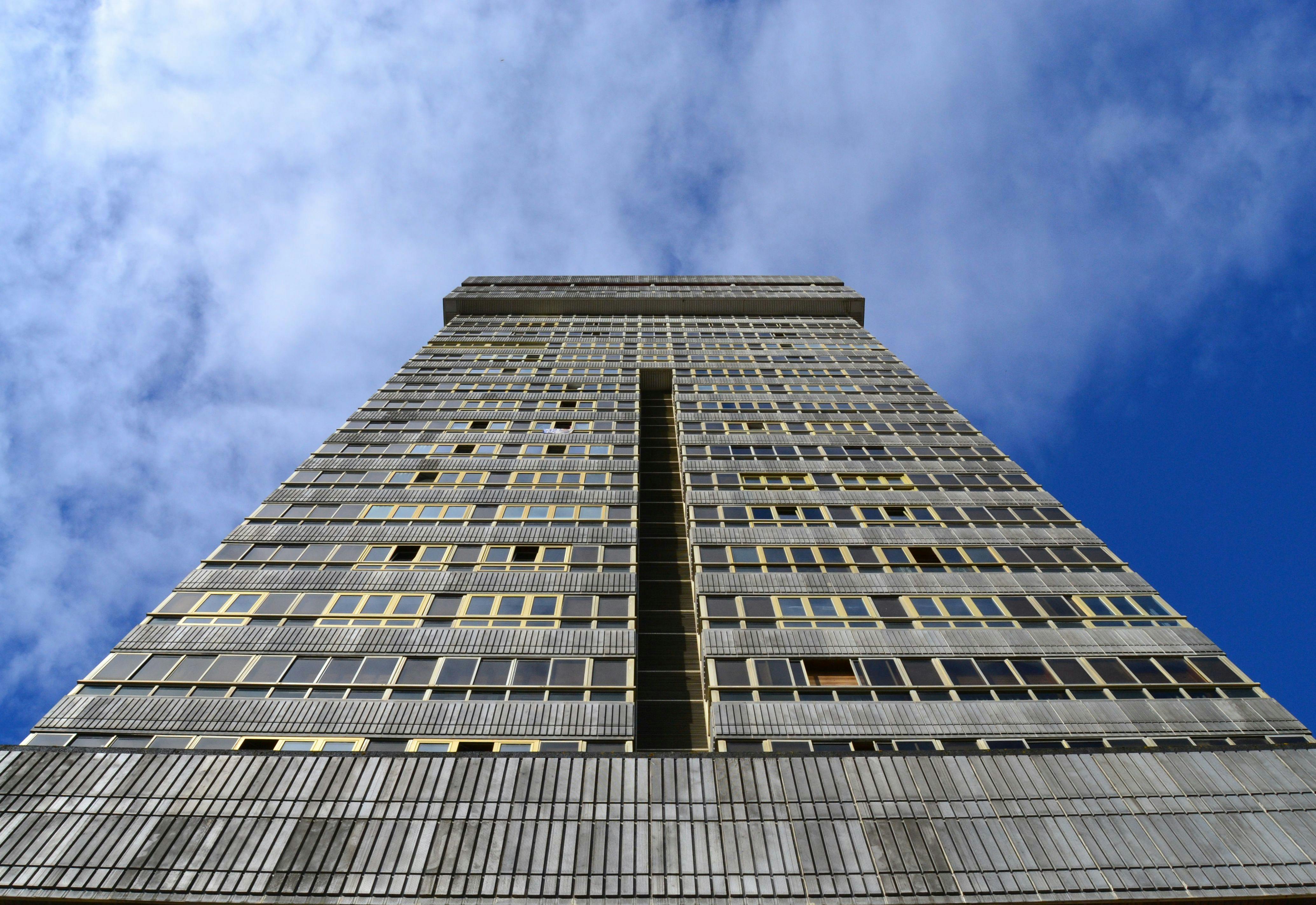 Skyscrapers behind Window · Free Stock Photo