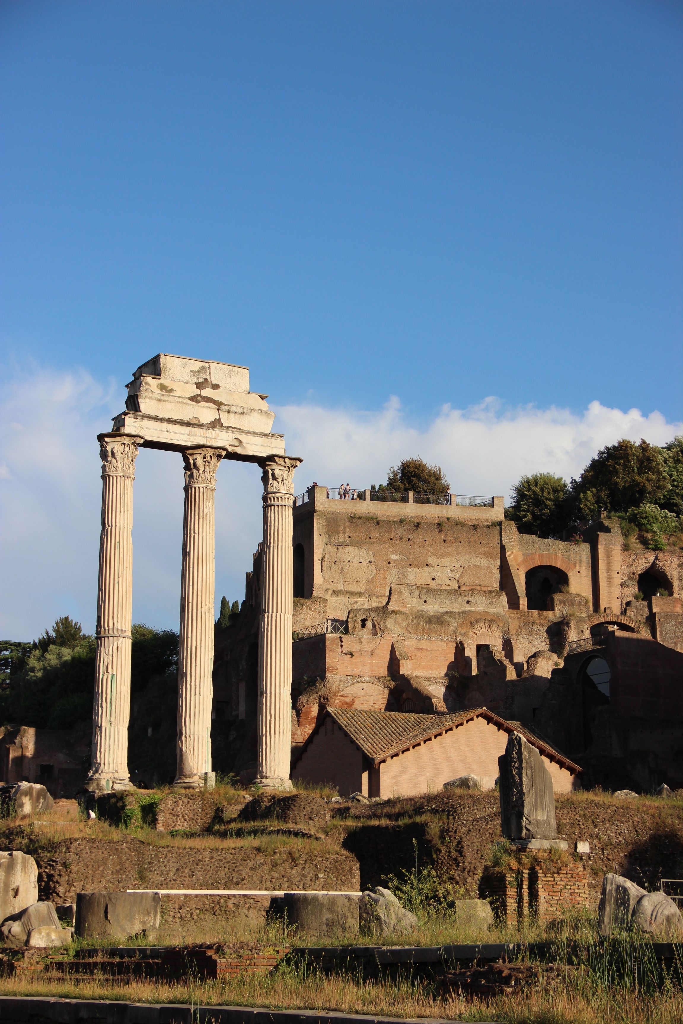 Castor And Pollux Roman Temple Temple Of Castor And Pollux One Of
