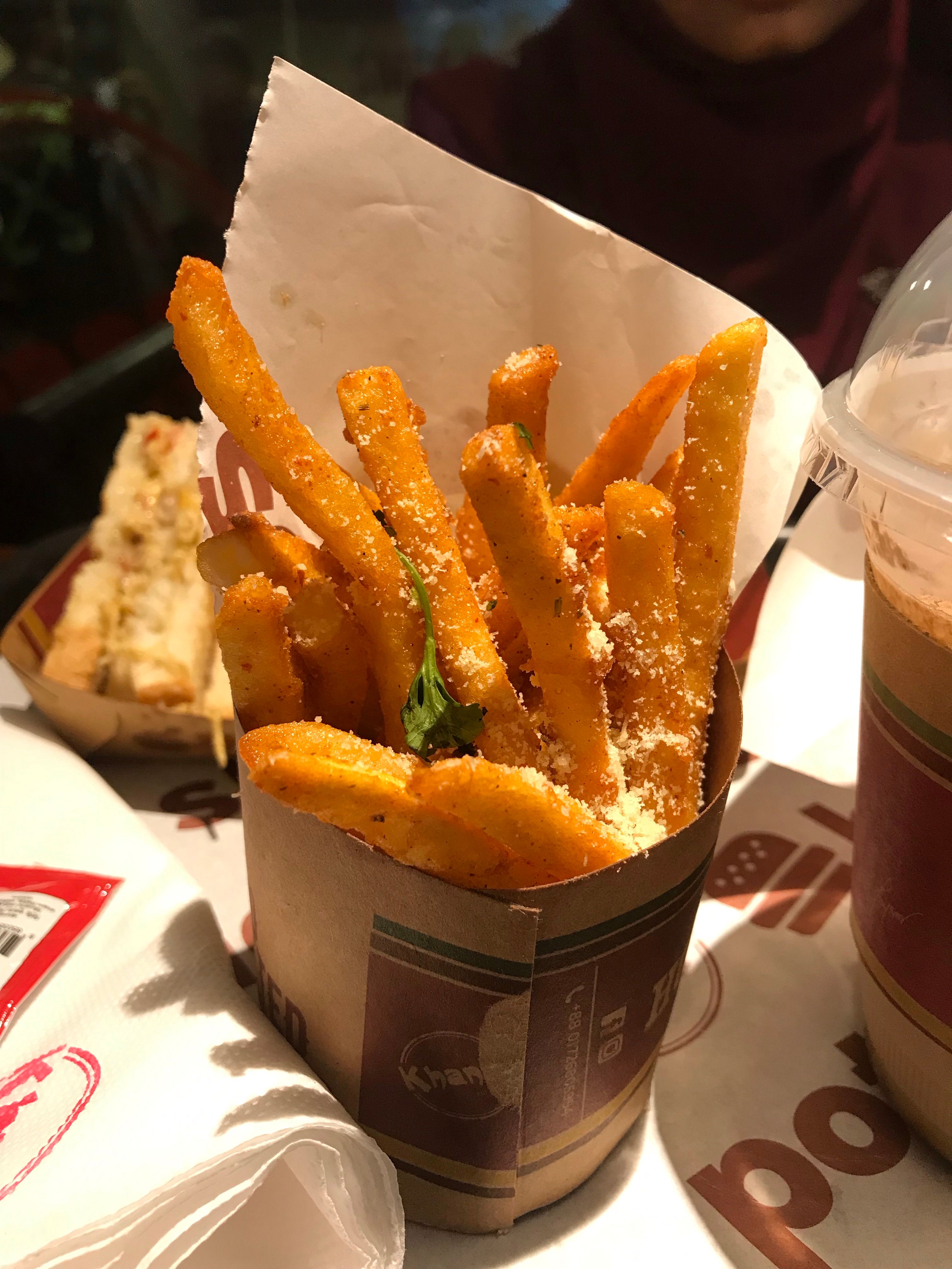 Fried Potato Twists on Stick · Free Stock Photo