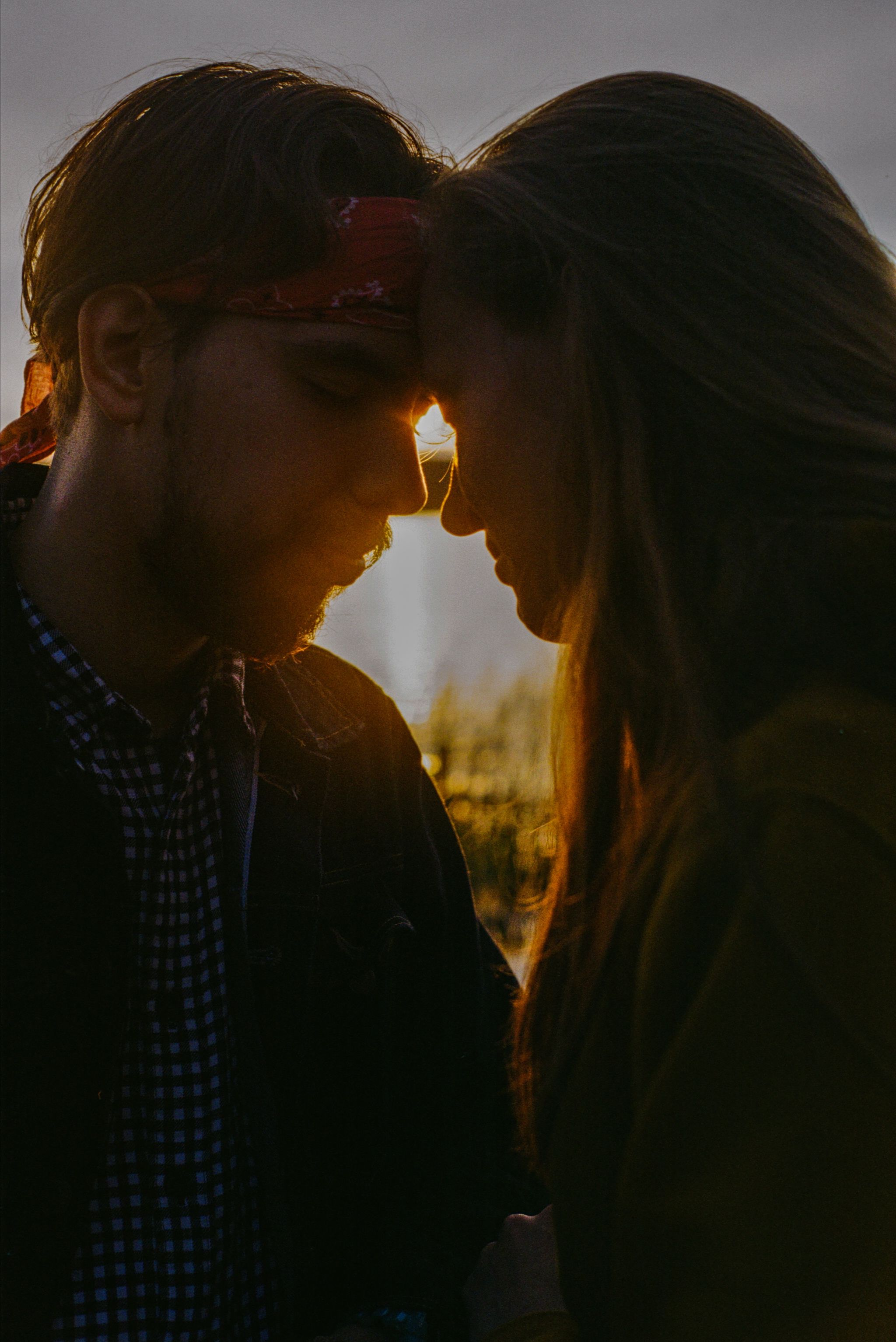 Close-Up Shot of a Romantic Couple · Free Stock Photo