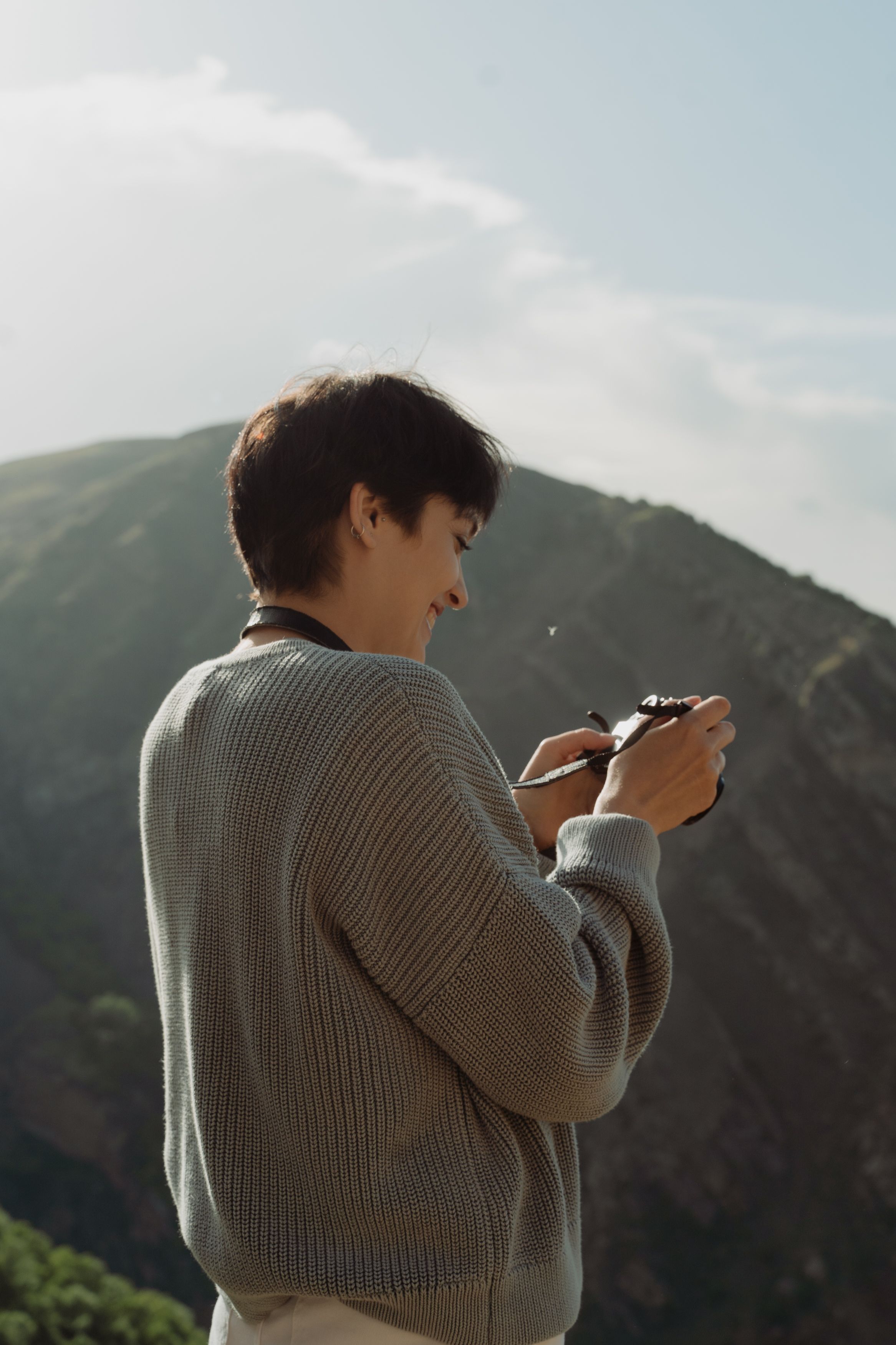 Woman Taking Picture with Camera · Free Stock Photo