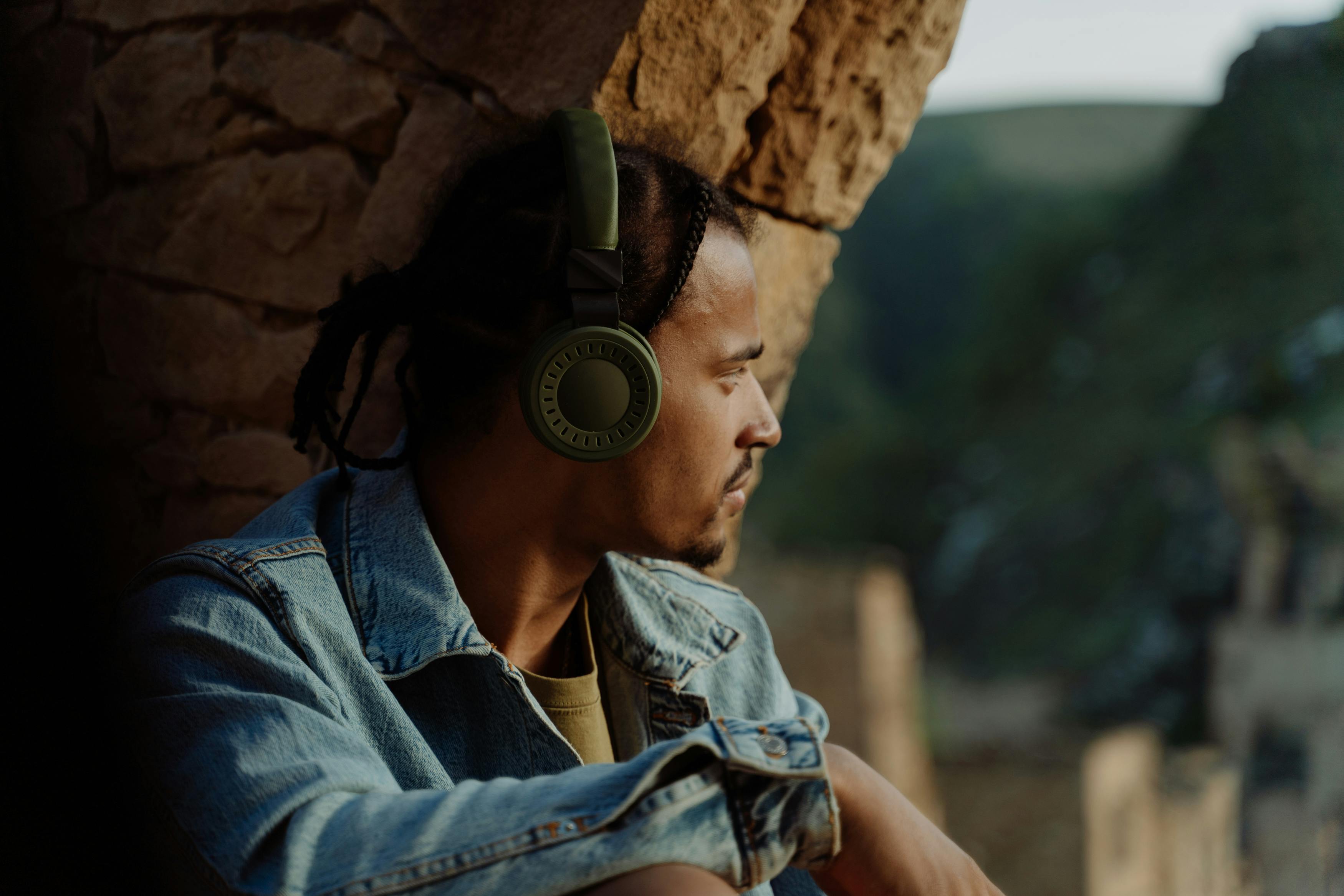 Person Wearing Black Headphones · Free Stock Photo