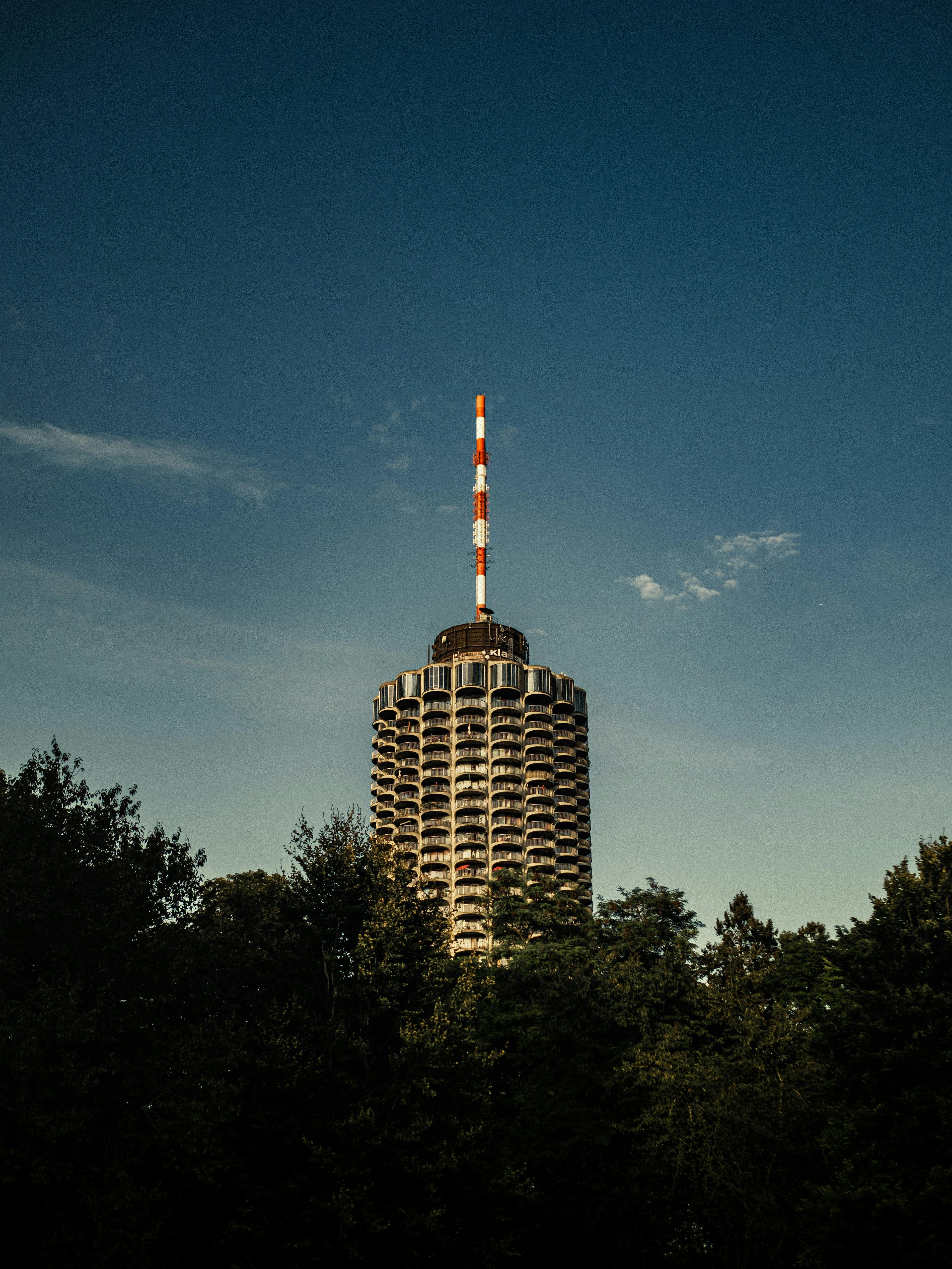 High Rise Building during Night Time · Free Stock Photo