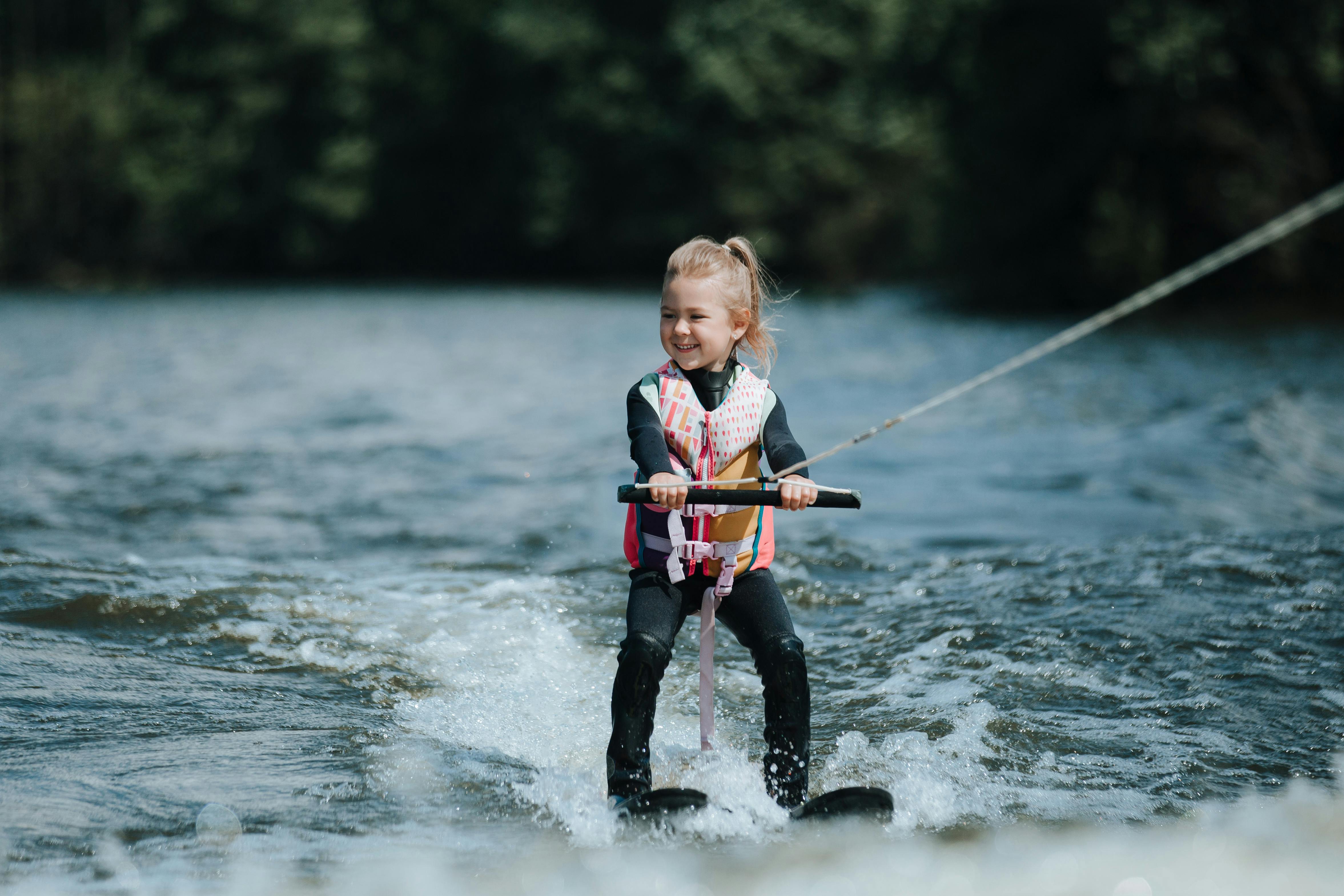 Young Girl Wake Boarding · Free Stock Photo