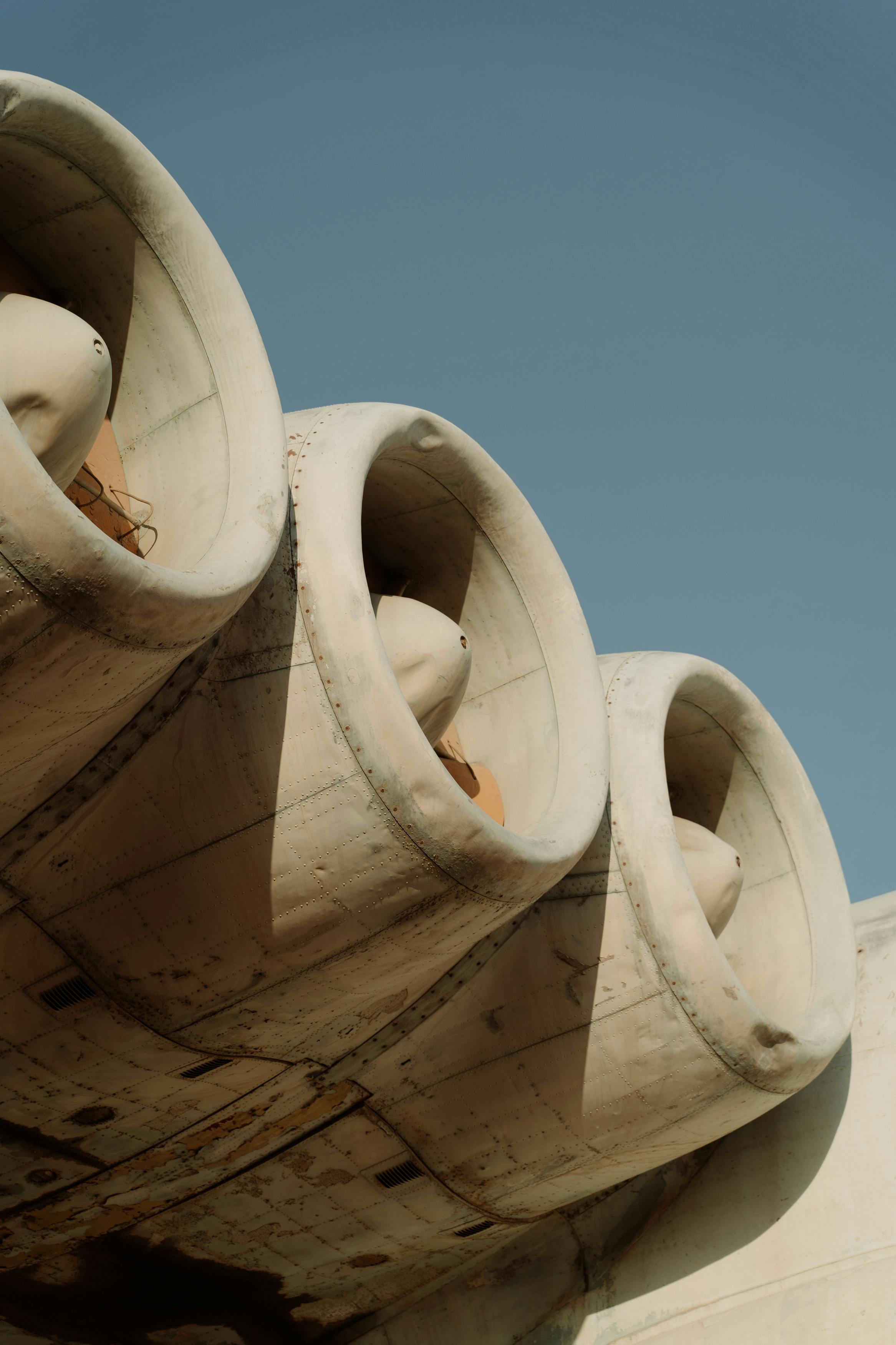 Three Jet Engine of Soviet Ekranoplan in Derbent, Russia · Free Stock Photo