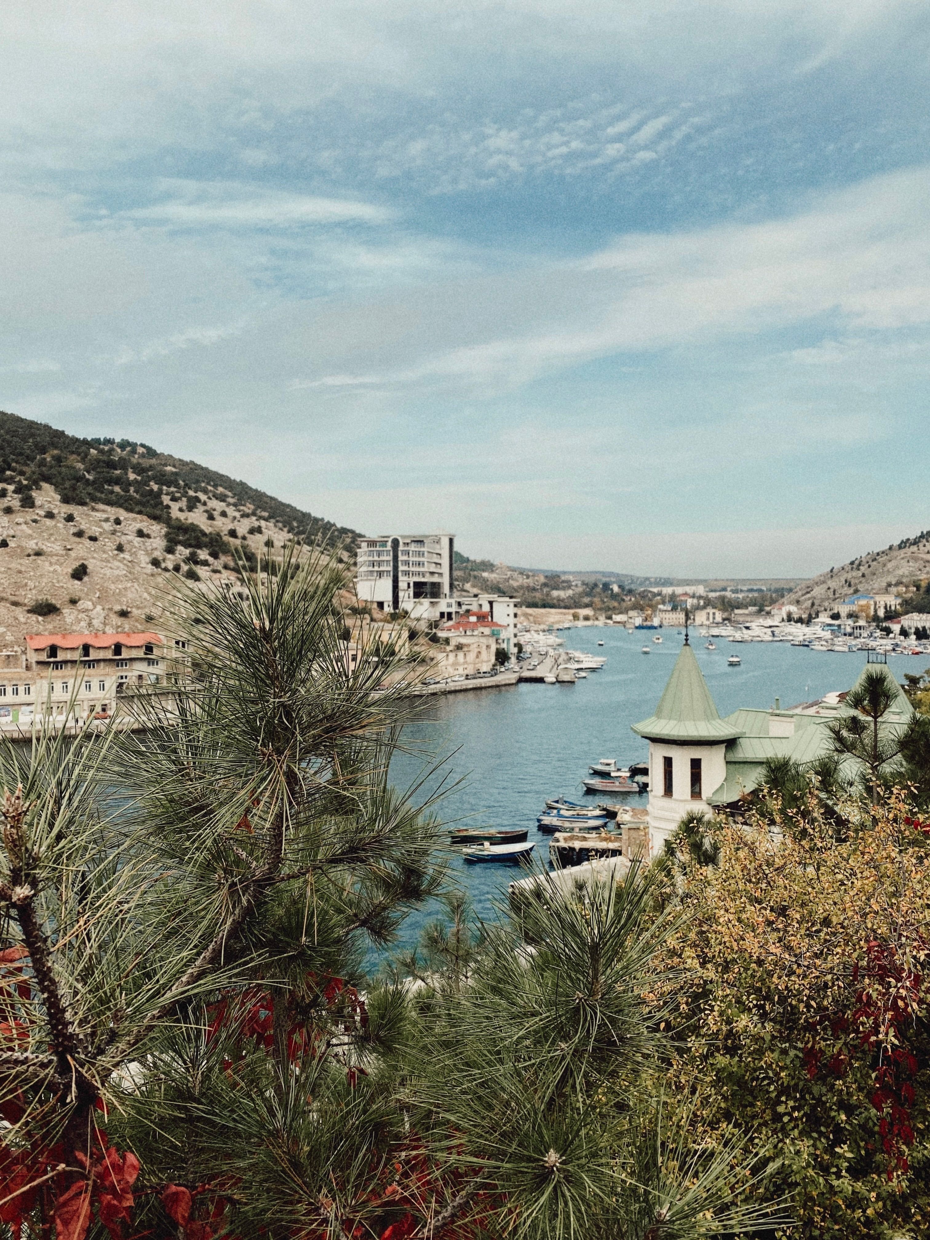 A Town by a River · Free Stock Photo