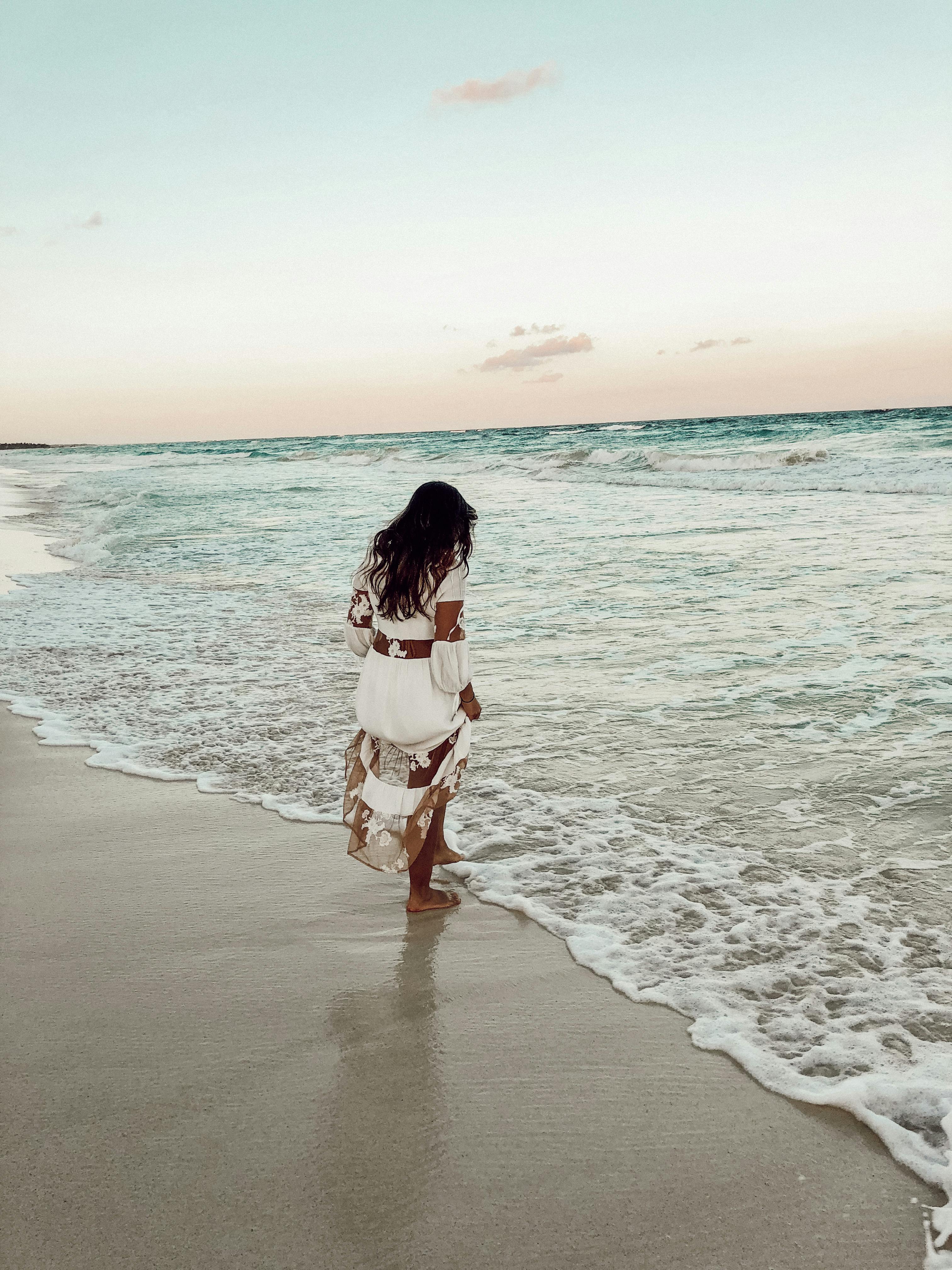 A Woman on a Beach · Free Stock Photo