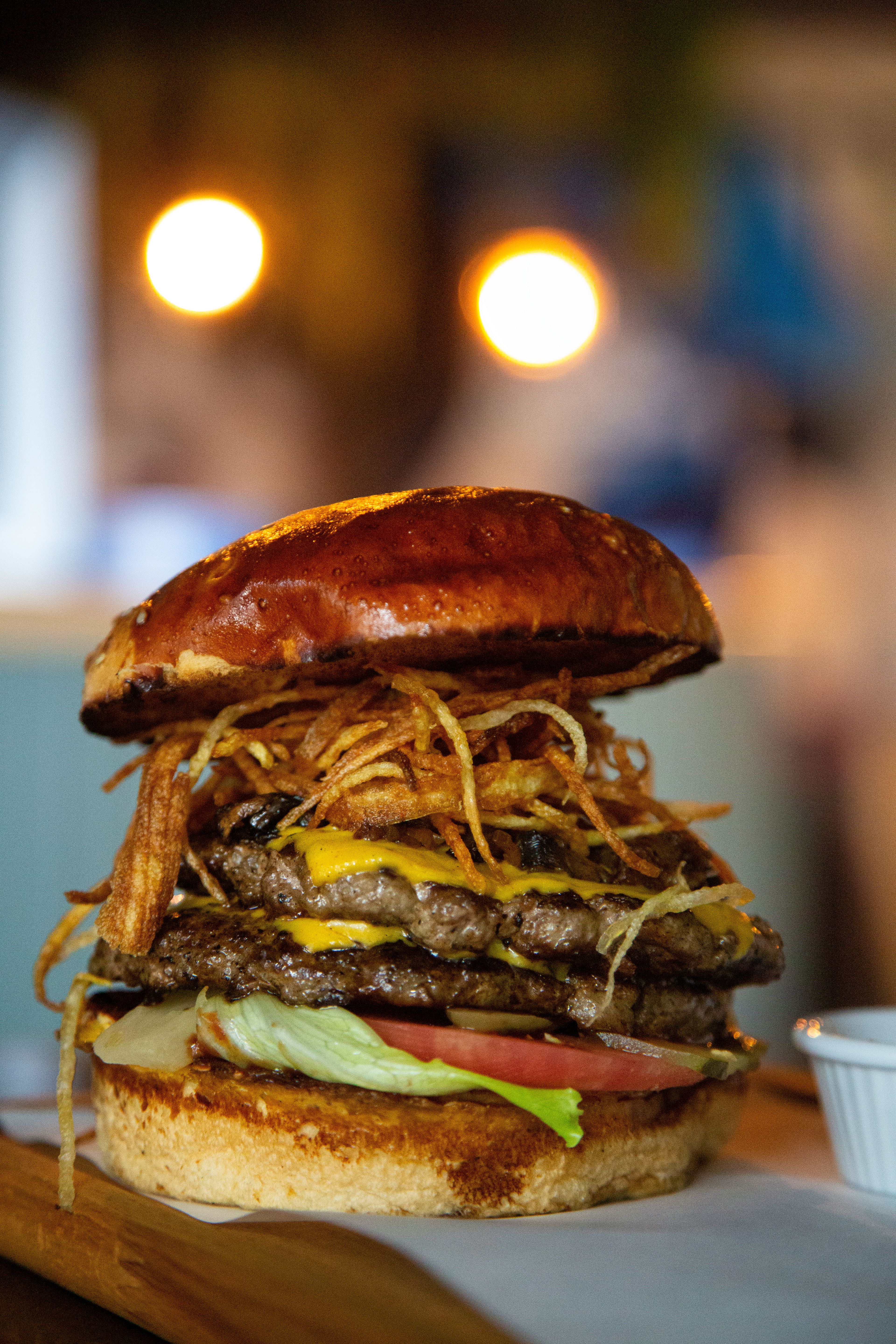 Close-up Photo of a Hamburger · Free Stock Photo