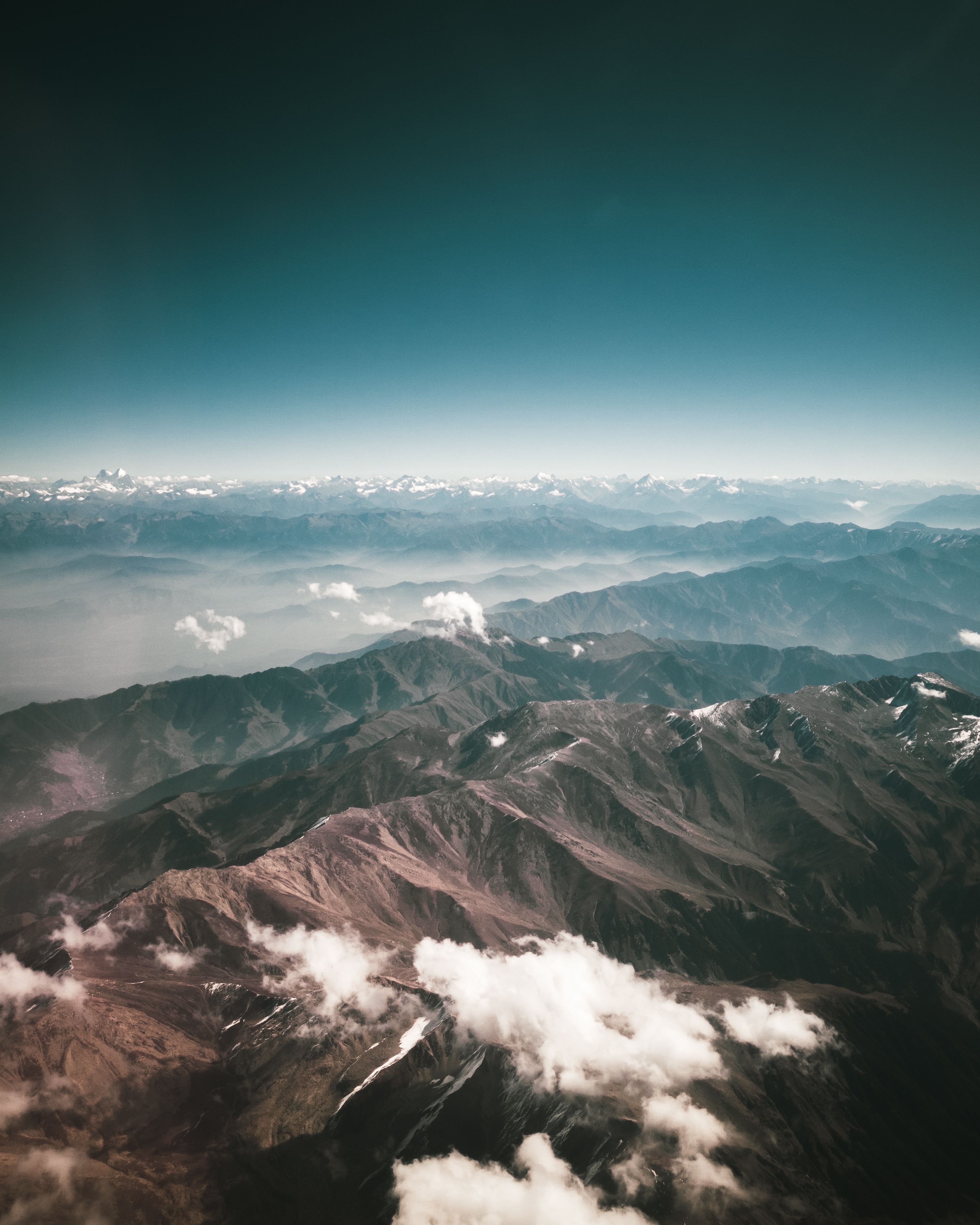 Totally Snowed Mountains Range · Free Stock Photo