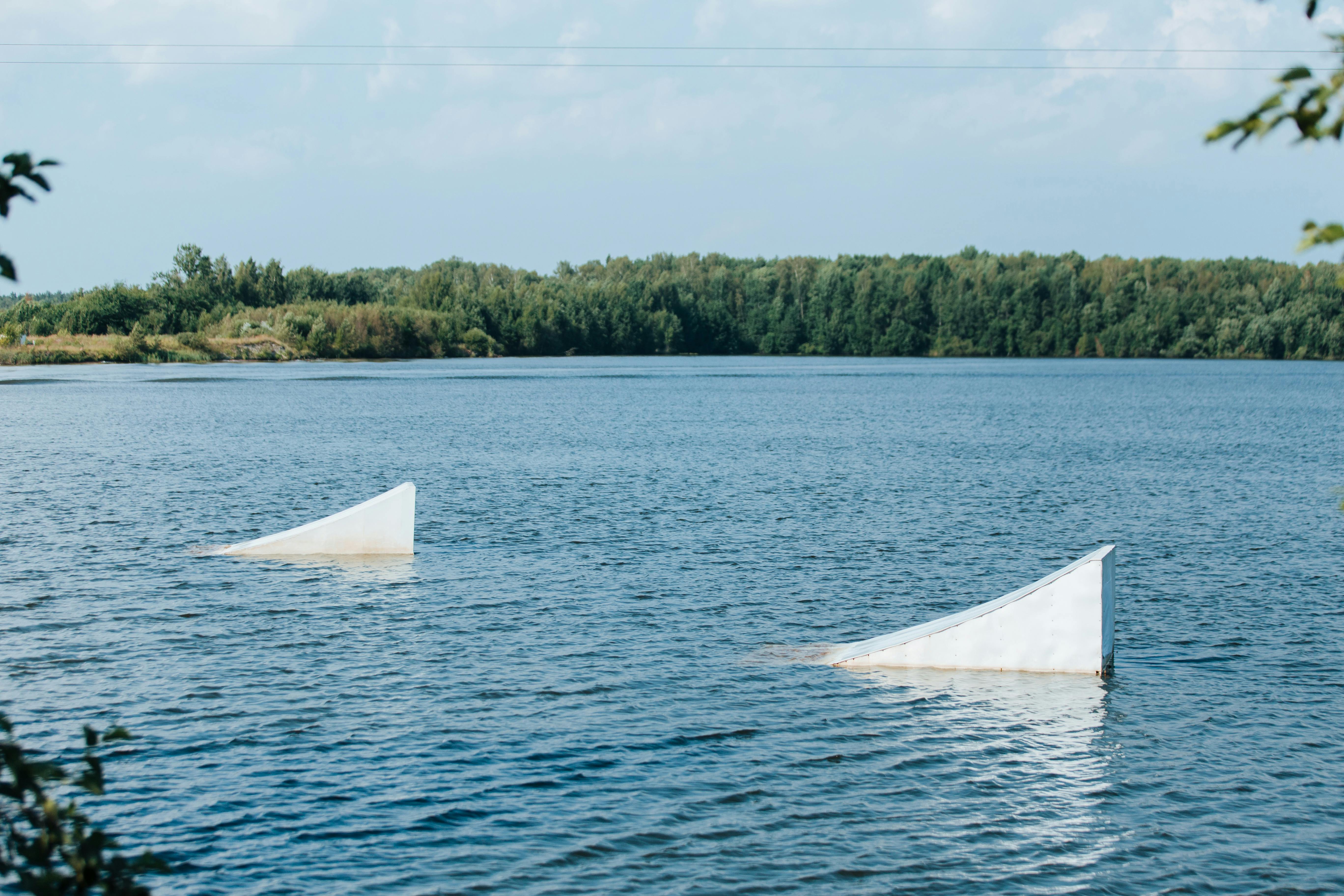 Wake Boarding Ramps · Free Stock Photo