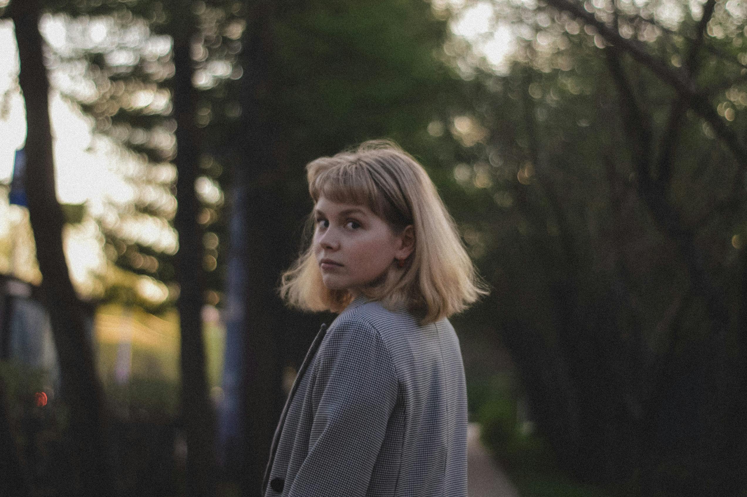 Beautiful Woman Looking Back · Free Stock Photo