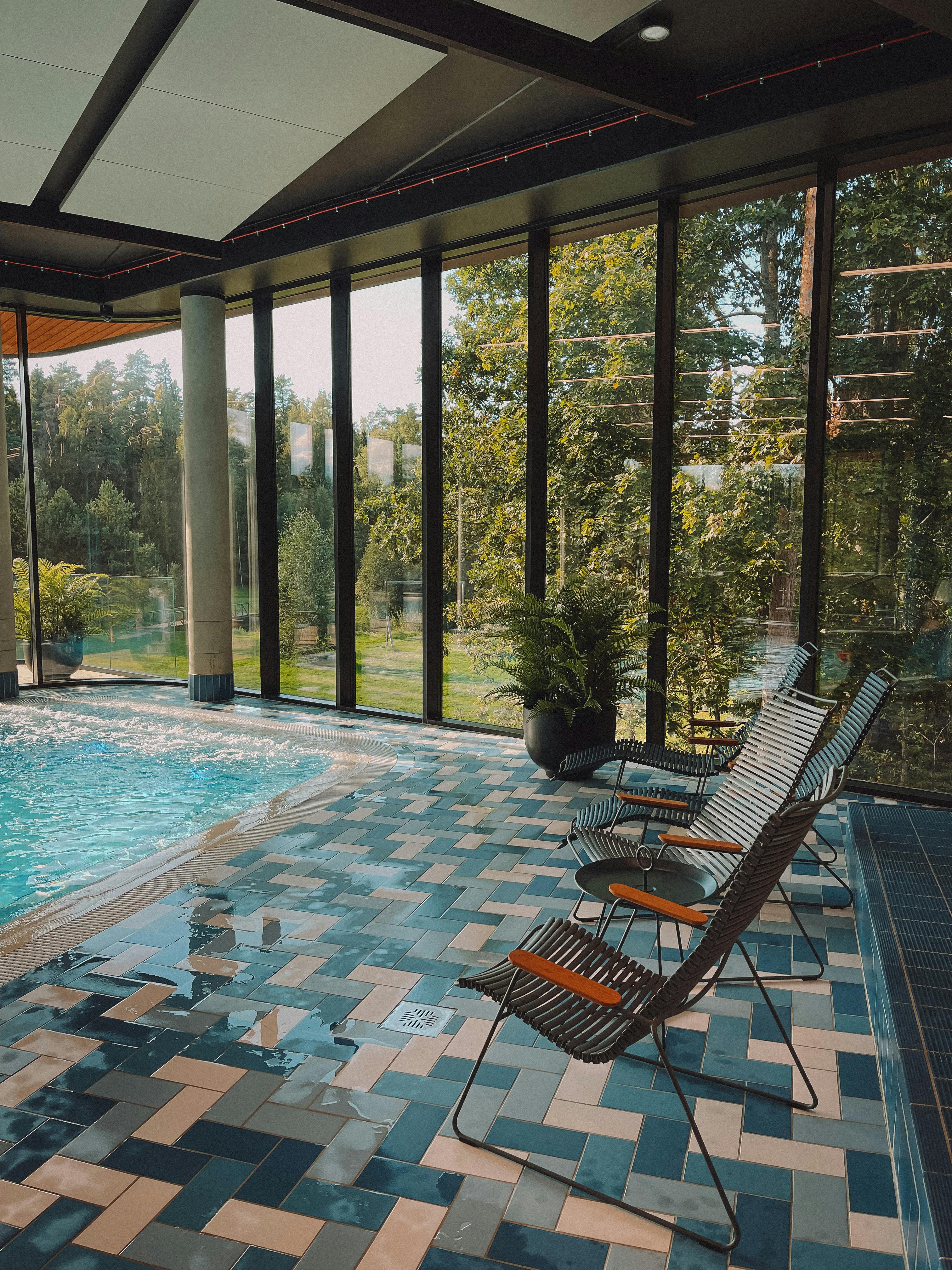 Indoor Pool in a Modern Interior · Free Stock Photo
