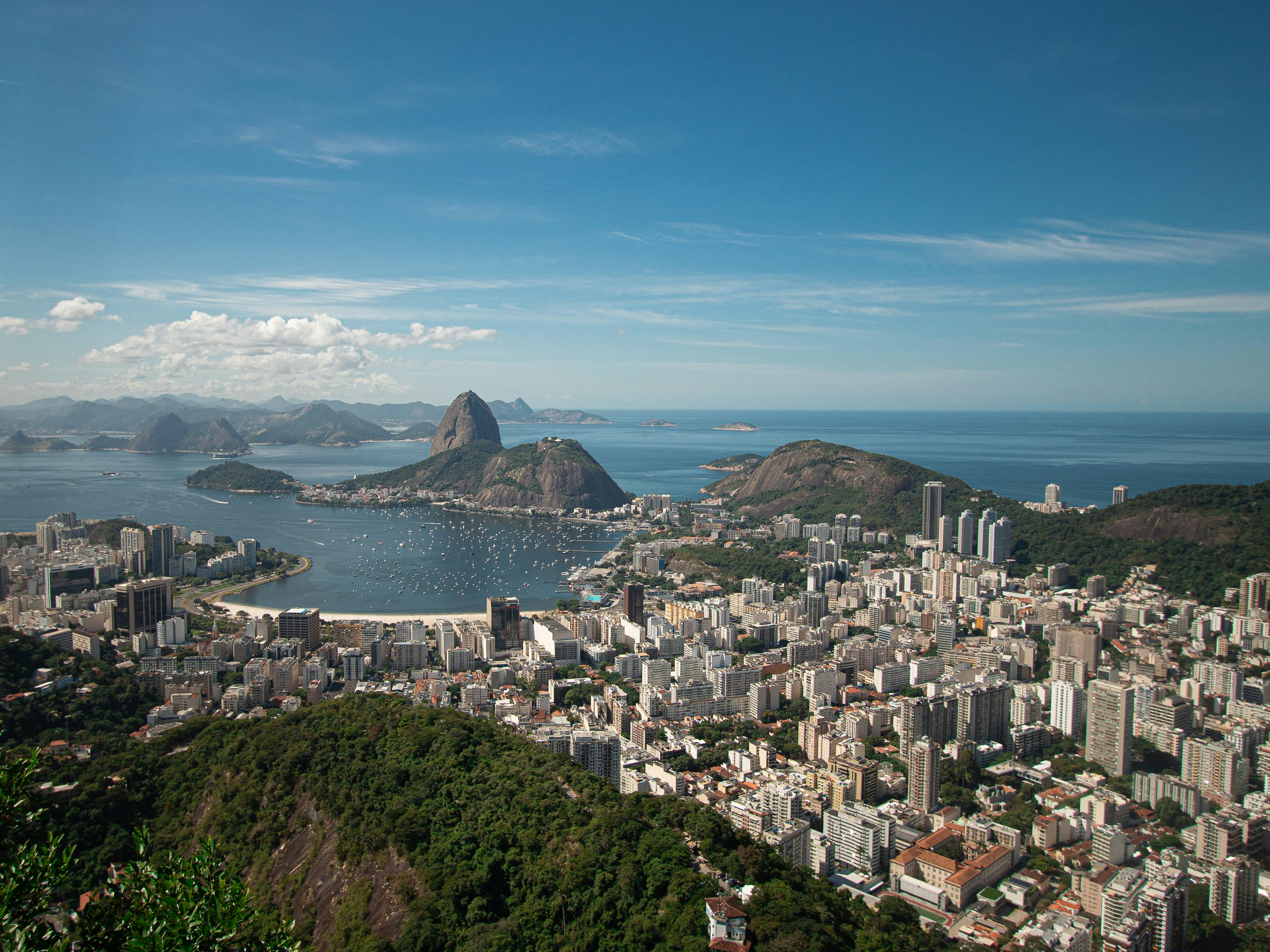 Rio de Janeiro City on Ocean Shore in Brazil · Free Stock Photo