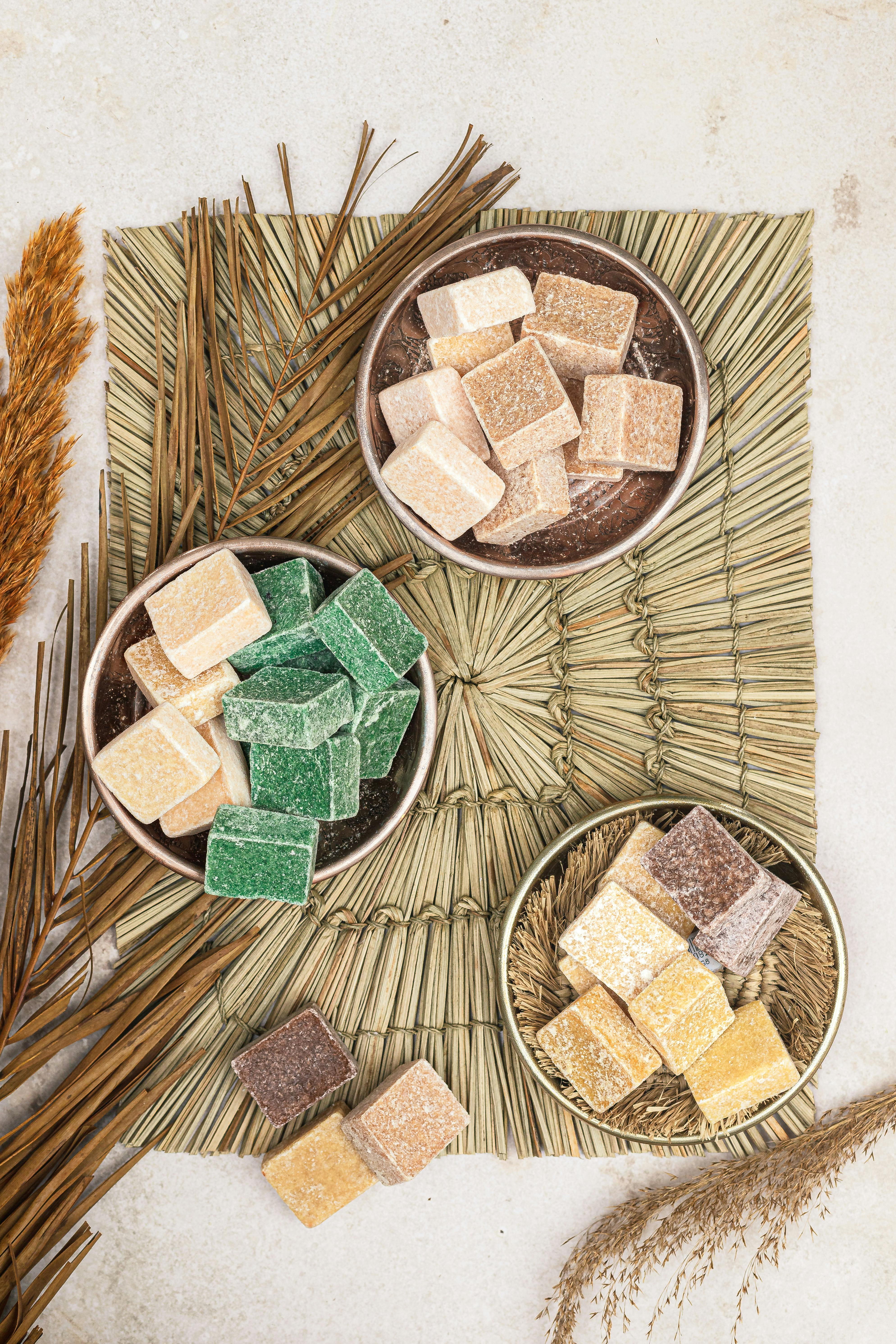 Crafted Soaps in Bowls · Free Stock Photo