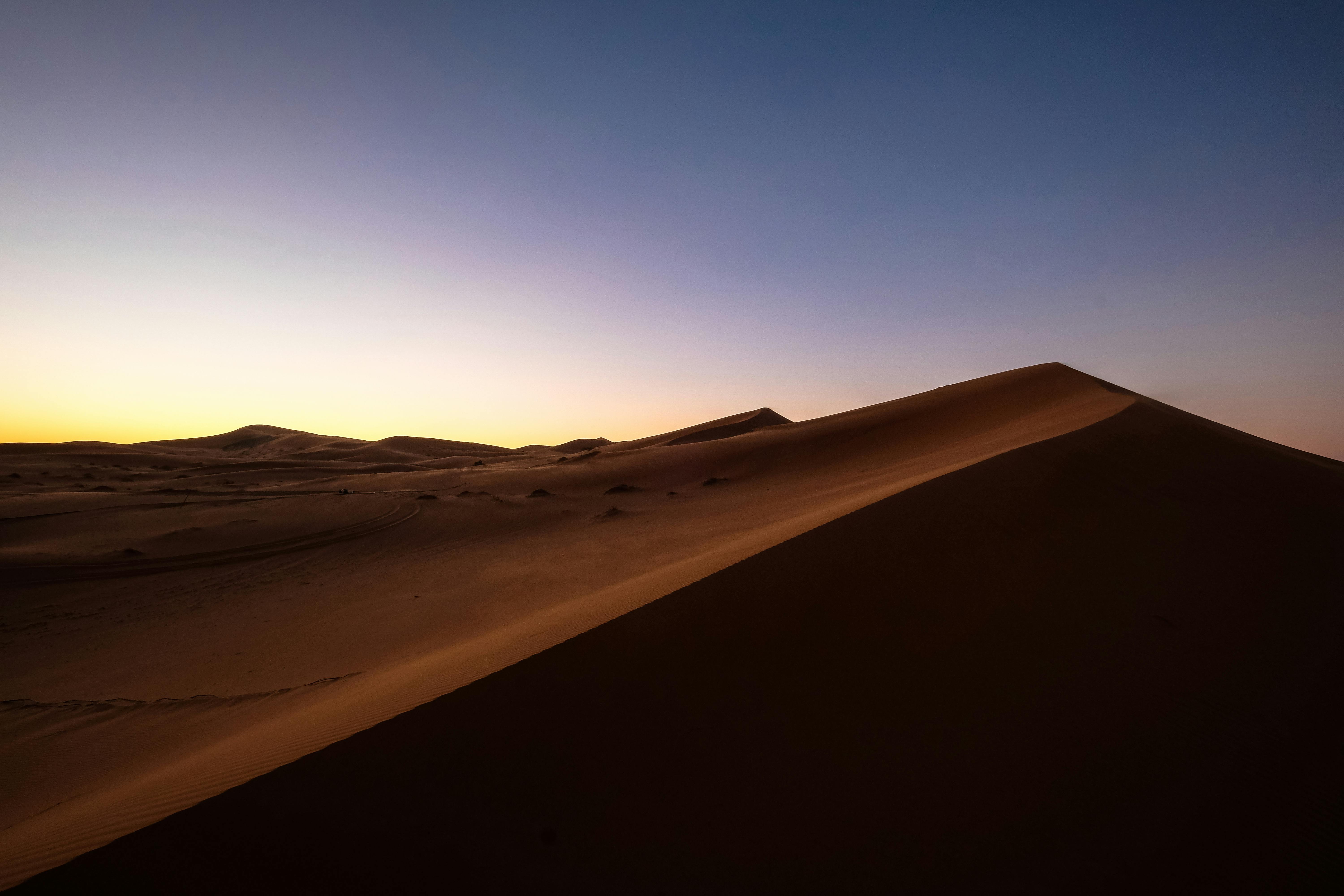 Desert Sand during Golden Hour · Free Stock Photo