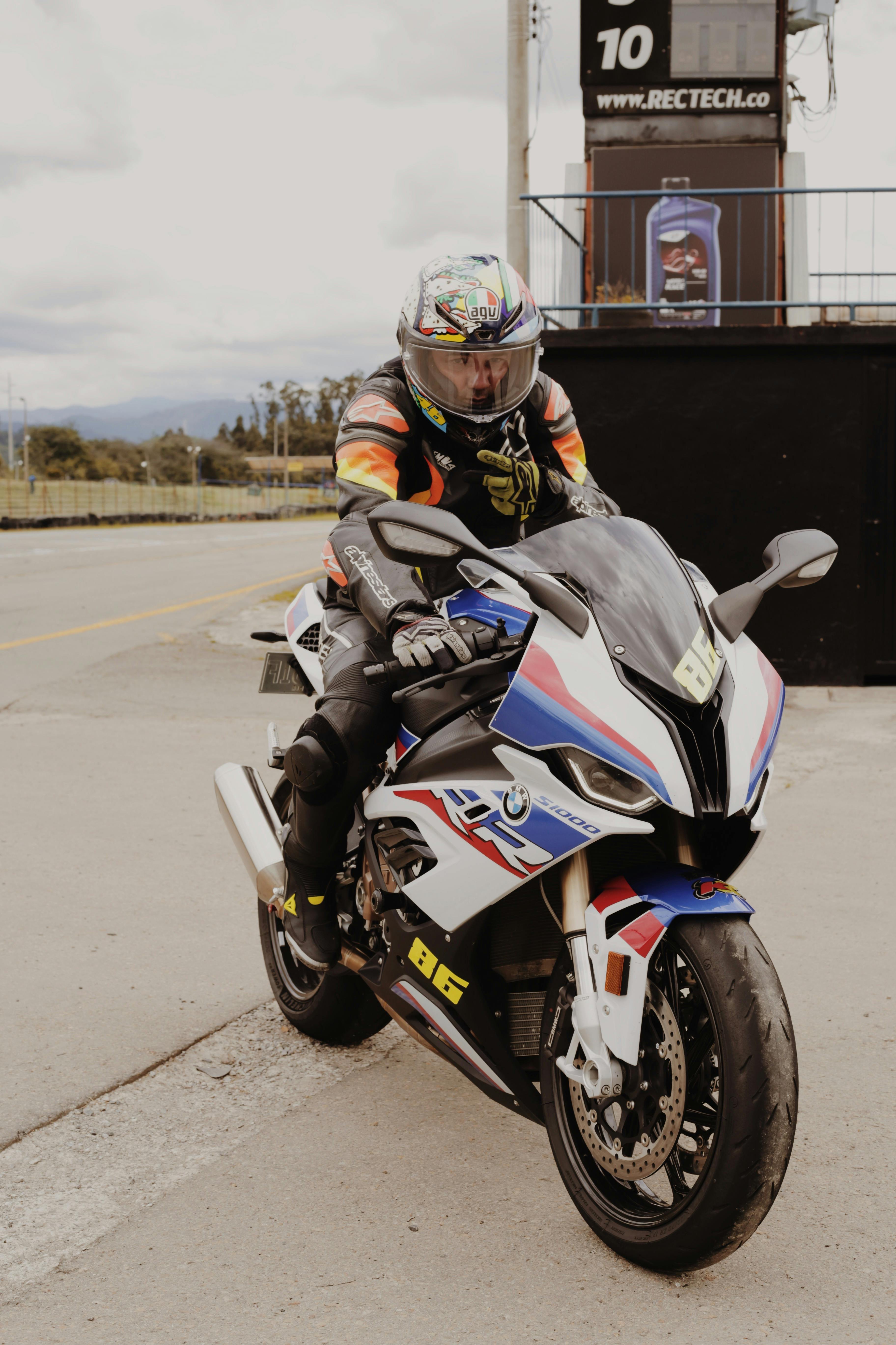 Two Men Riding on Motorbikes · Free Stock Photo