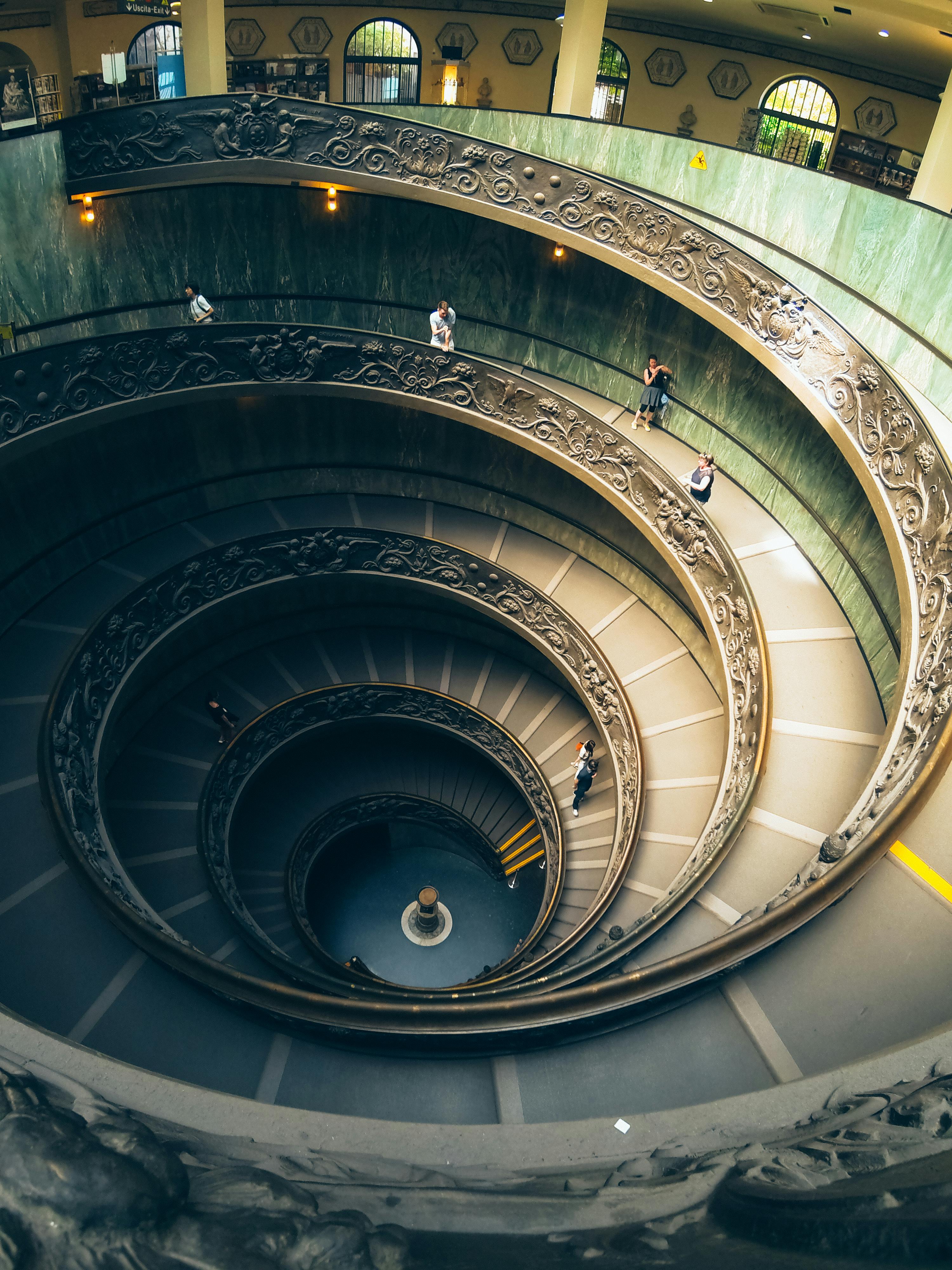 Spiral Steps in a Museum · Free Stock Photo