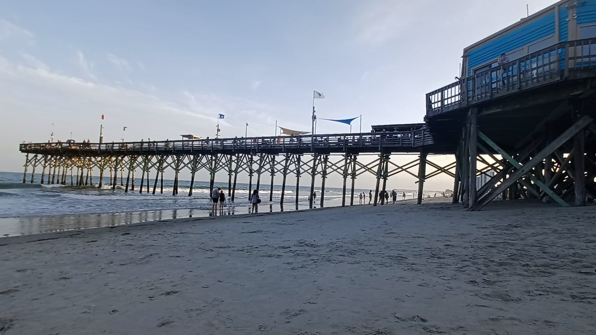 Pier on Beach at Sunset Free Stock Video Footage, Royalty-Free 4K & HD ...