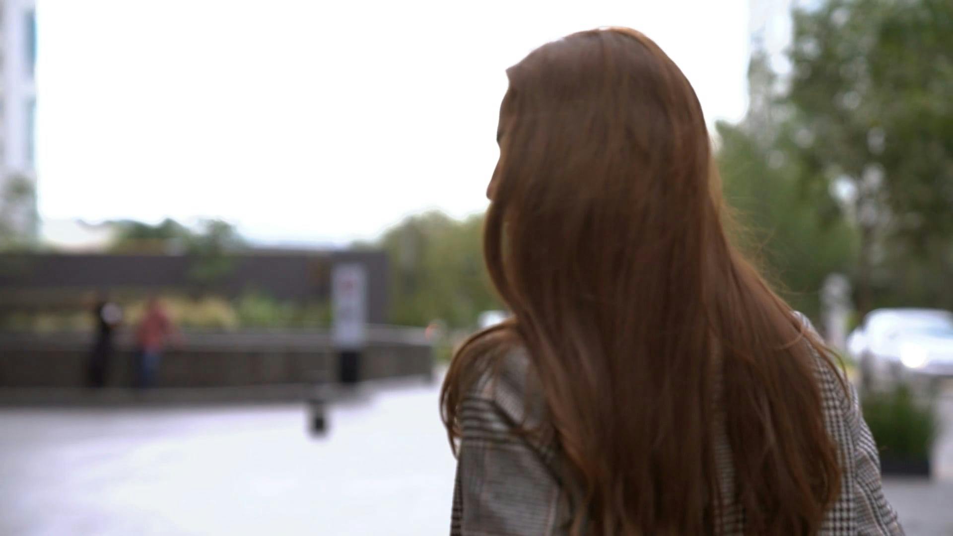 Businesswoman Turning Back and Smiling Free Stock Video Footage ...